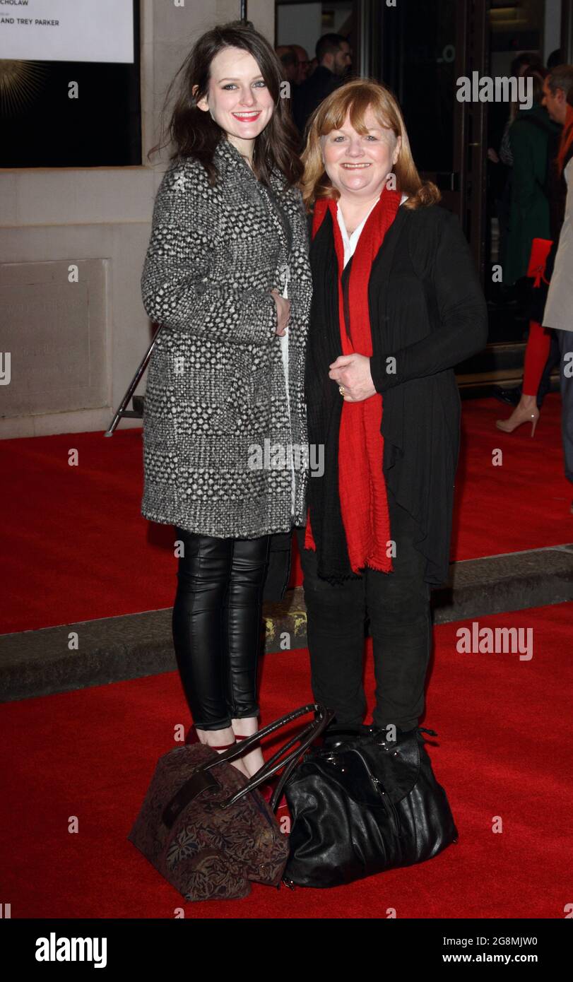 London. UK. Sophie McShera and Lesley Nicol at the Opening Night of ...