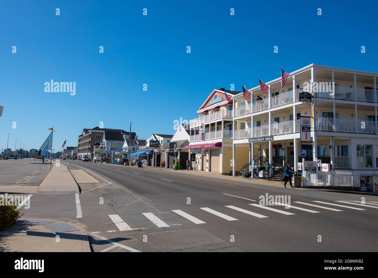 Hillcrest Inn at the corner of Ocean Boulevard and H Street in Hampton ...