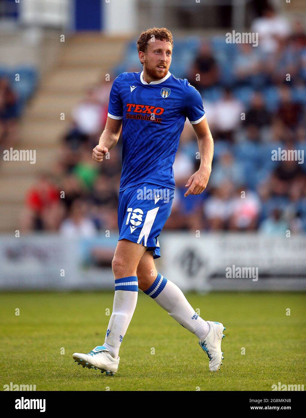 Pre season friendly match colchester community stadium hi-res stock ...