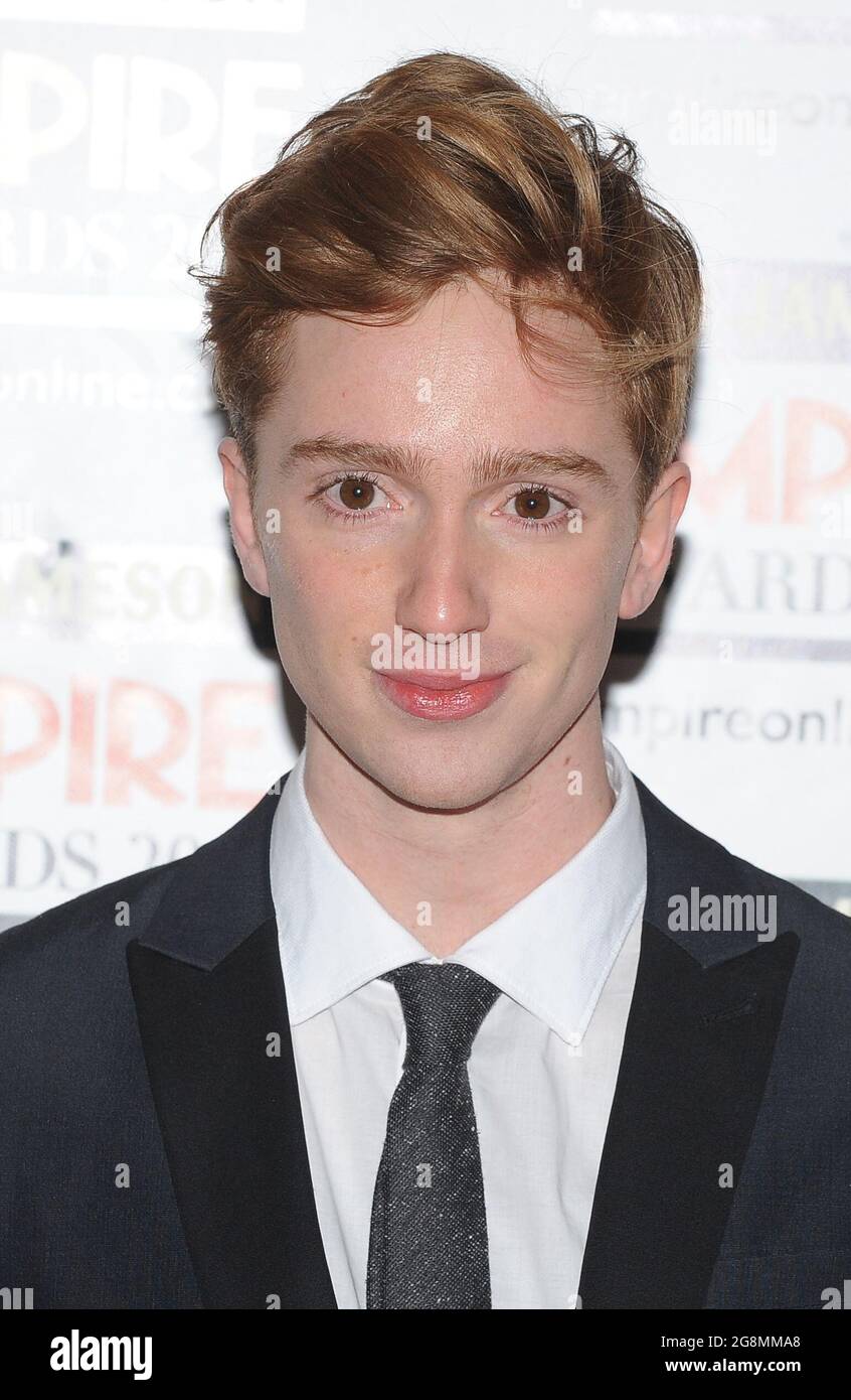 London. UK. Bill Milner at the Jameson Empire Film Awards. Grosvenor ...