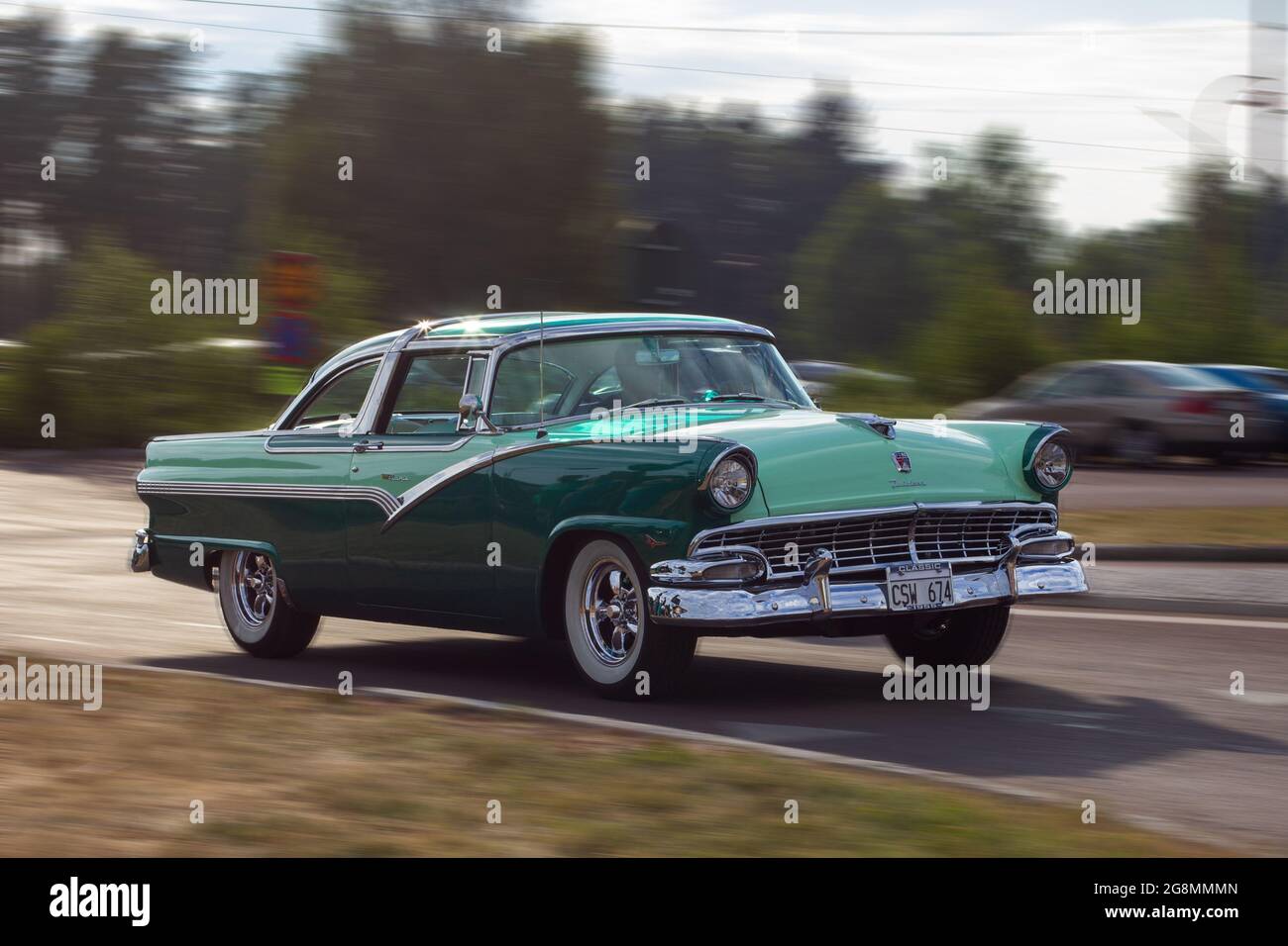 Rattvik, Sweden - July 27.2013: Classic Car Week Rttvik - Ford Fairlane ...