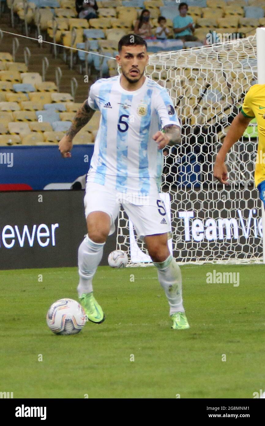 Leandro Parades of Argentina during the Copa America 2021, Final ...