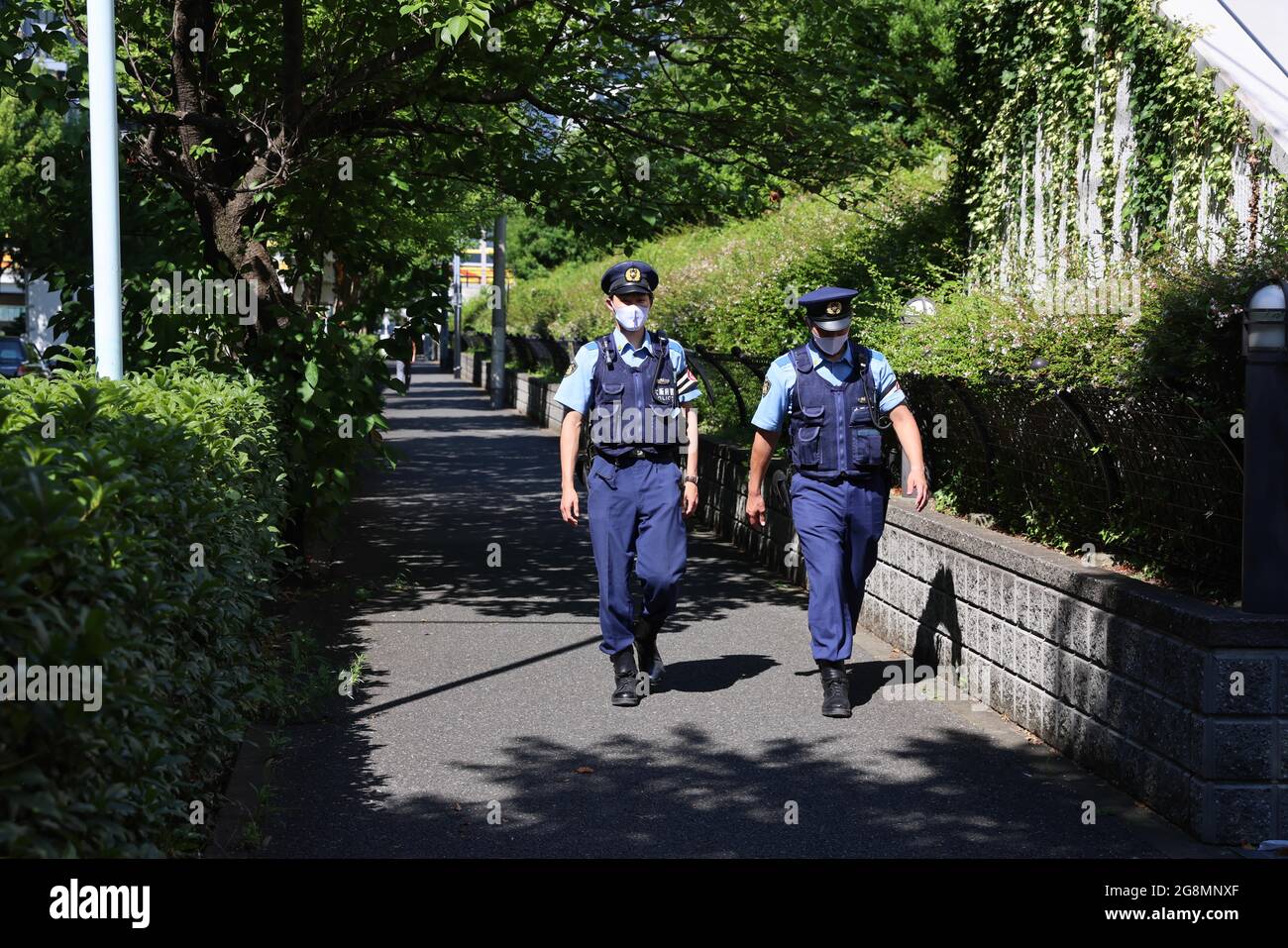 Tokyo police patrol hi-res stock photography and images - Alamy