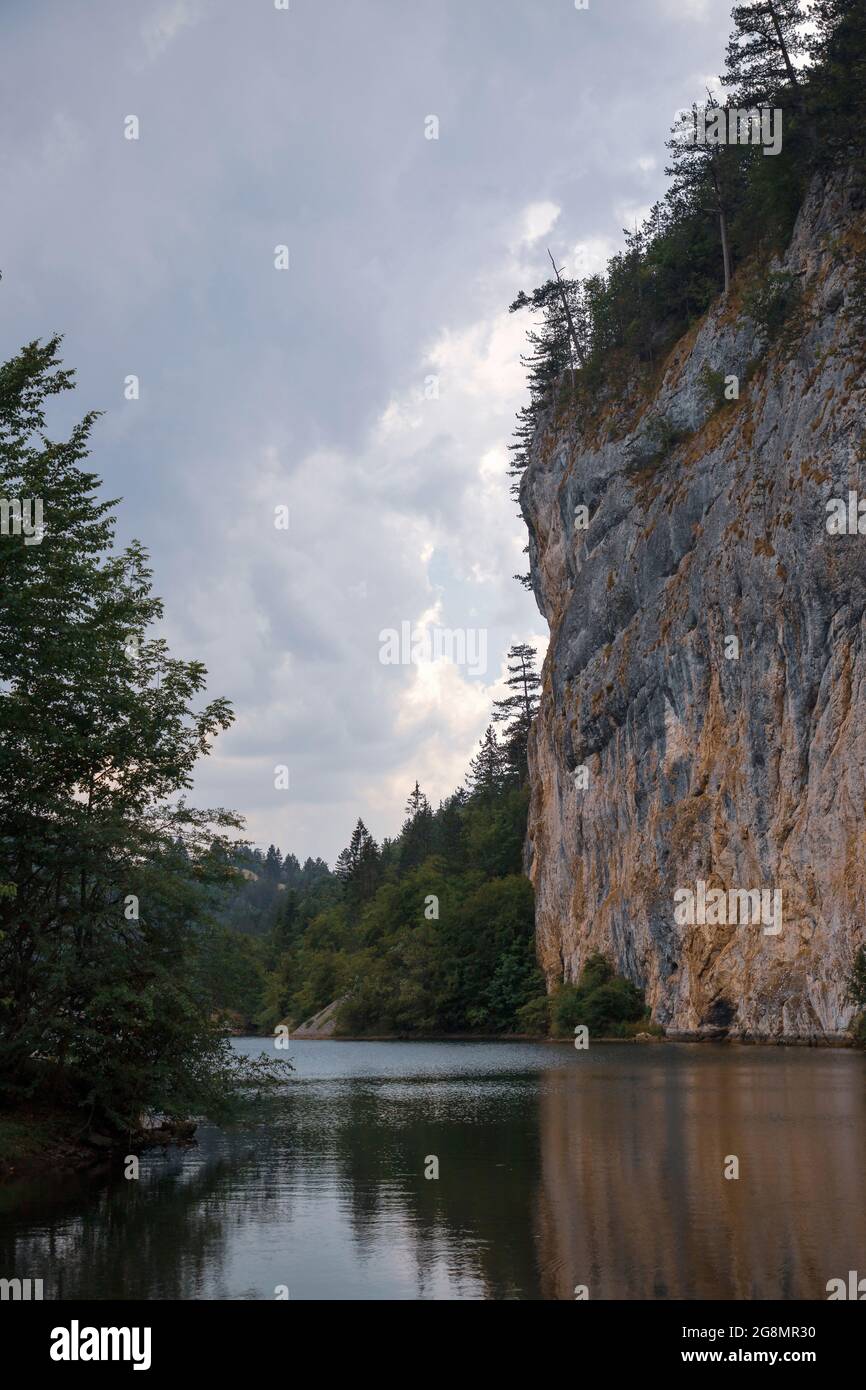 Serbia - View of Lake Zaovine on the Tara Mountain Stock Photo - Alamy