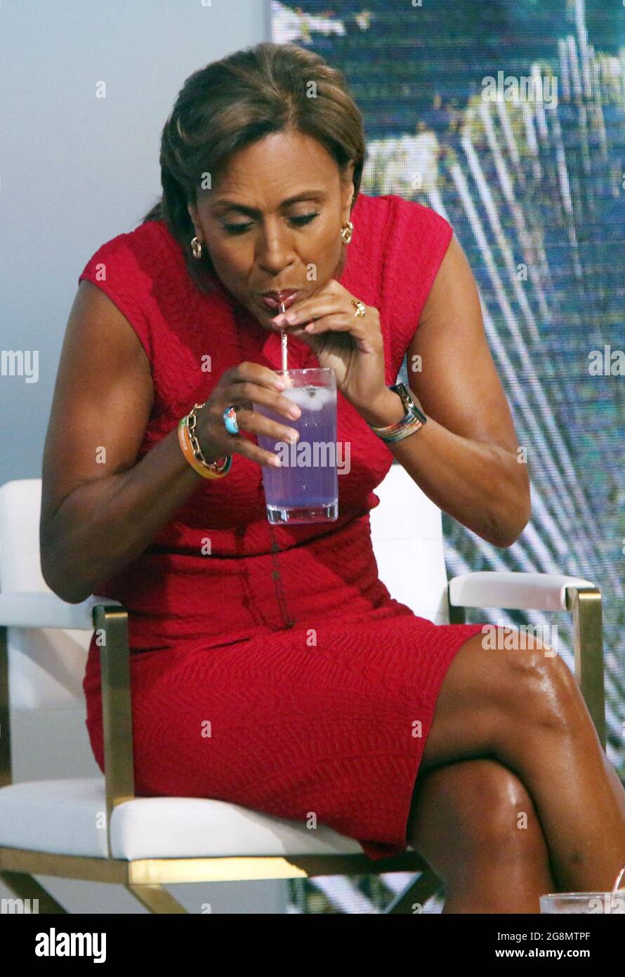 New York, NY, USA. 21st July, 2021. Robin Roberts on the set of Good ...