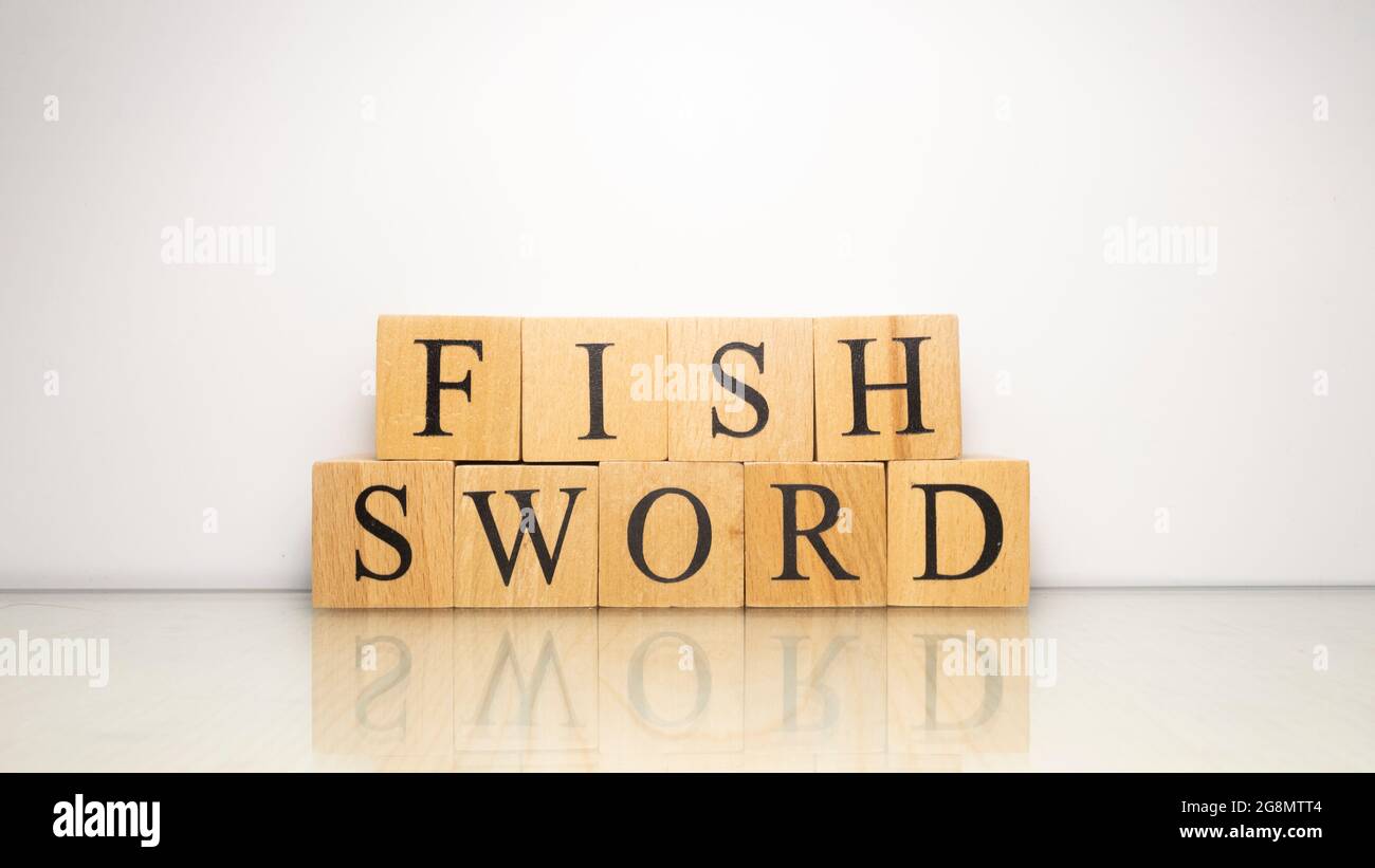 Swordfish word hi-res stock photography and images - Alamy
