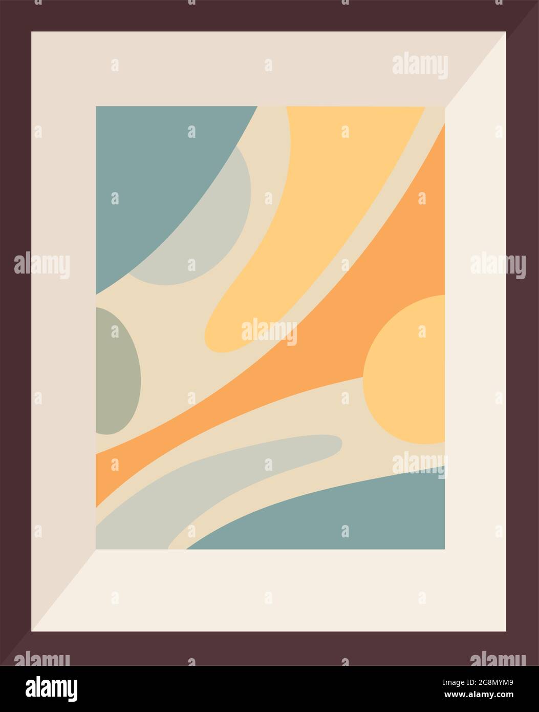 wall picture frame Stock Vector Image & Art - Alamy