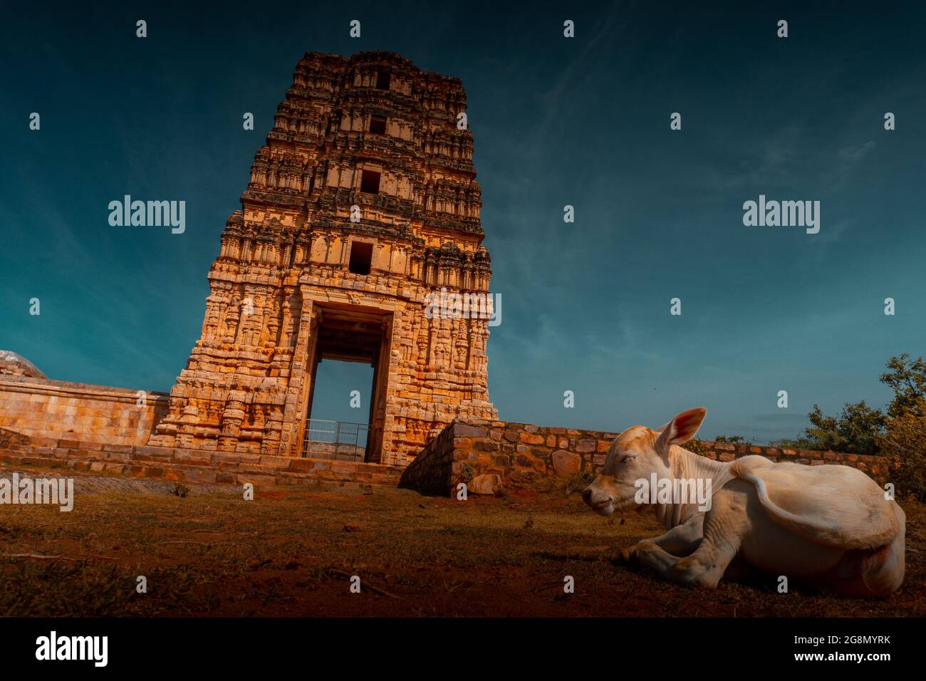 Ancient temple in Gandikota, India Stock Photo - Alamy