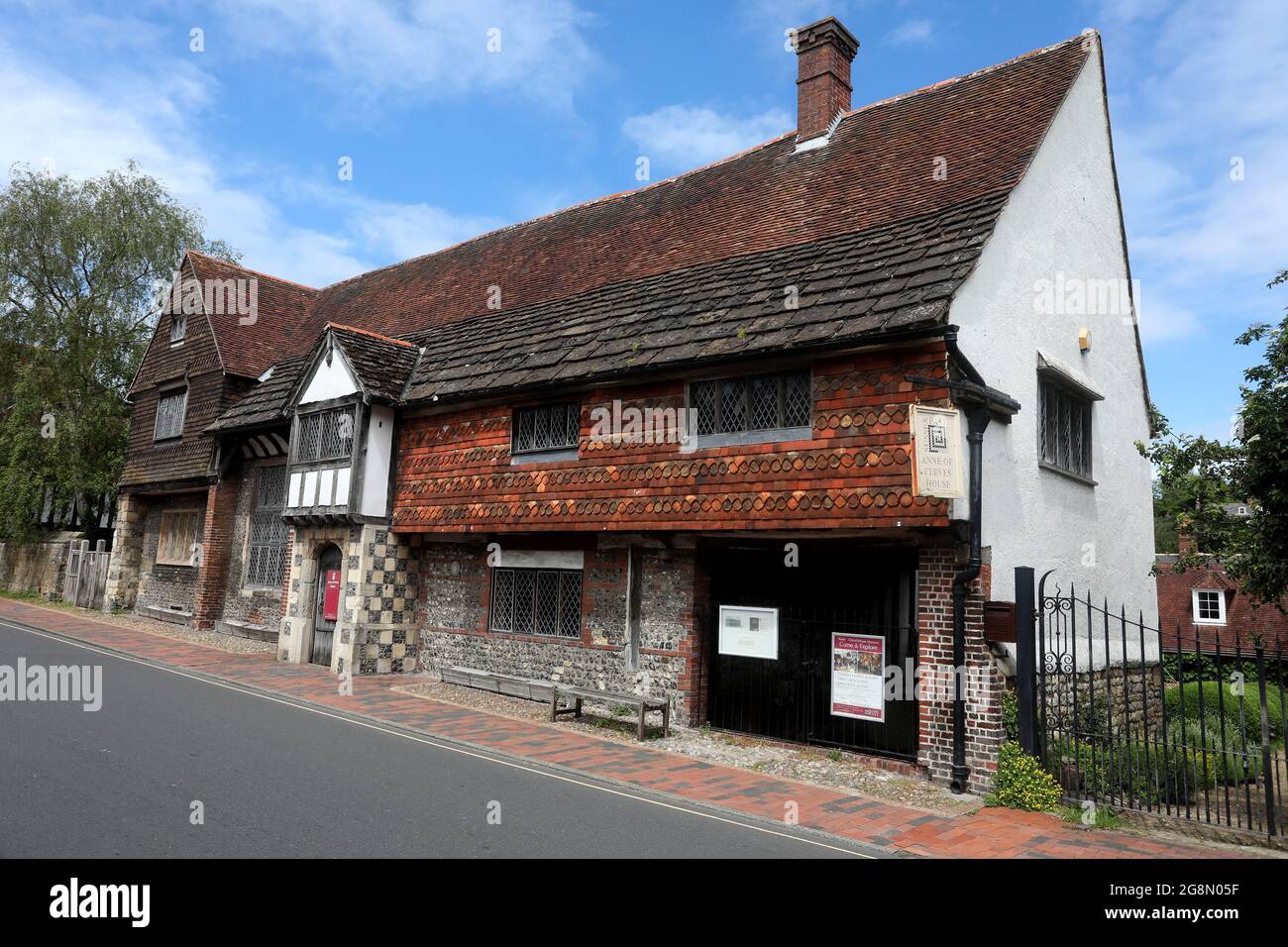 General views of the beautiful Anne of Cleves House in Lewes, East ...