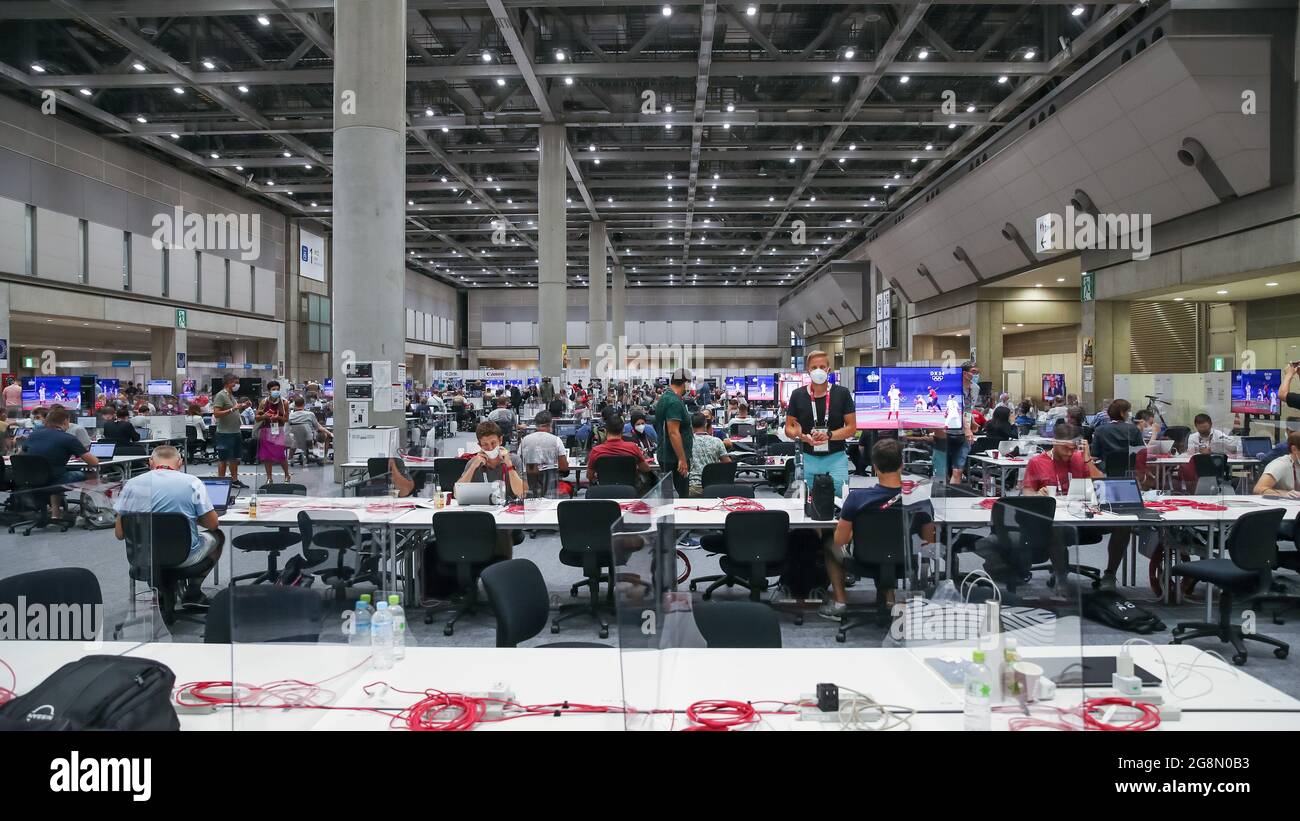 Tokyo, Japan. 21st July, 2021. TOKYO, JAPAN - JULY 21: General view of ...