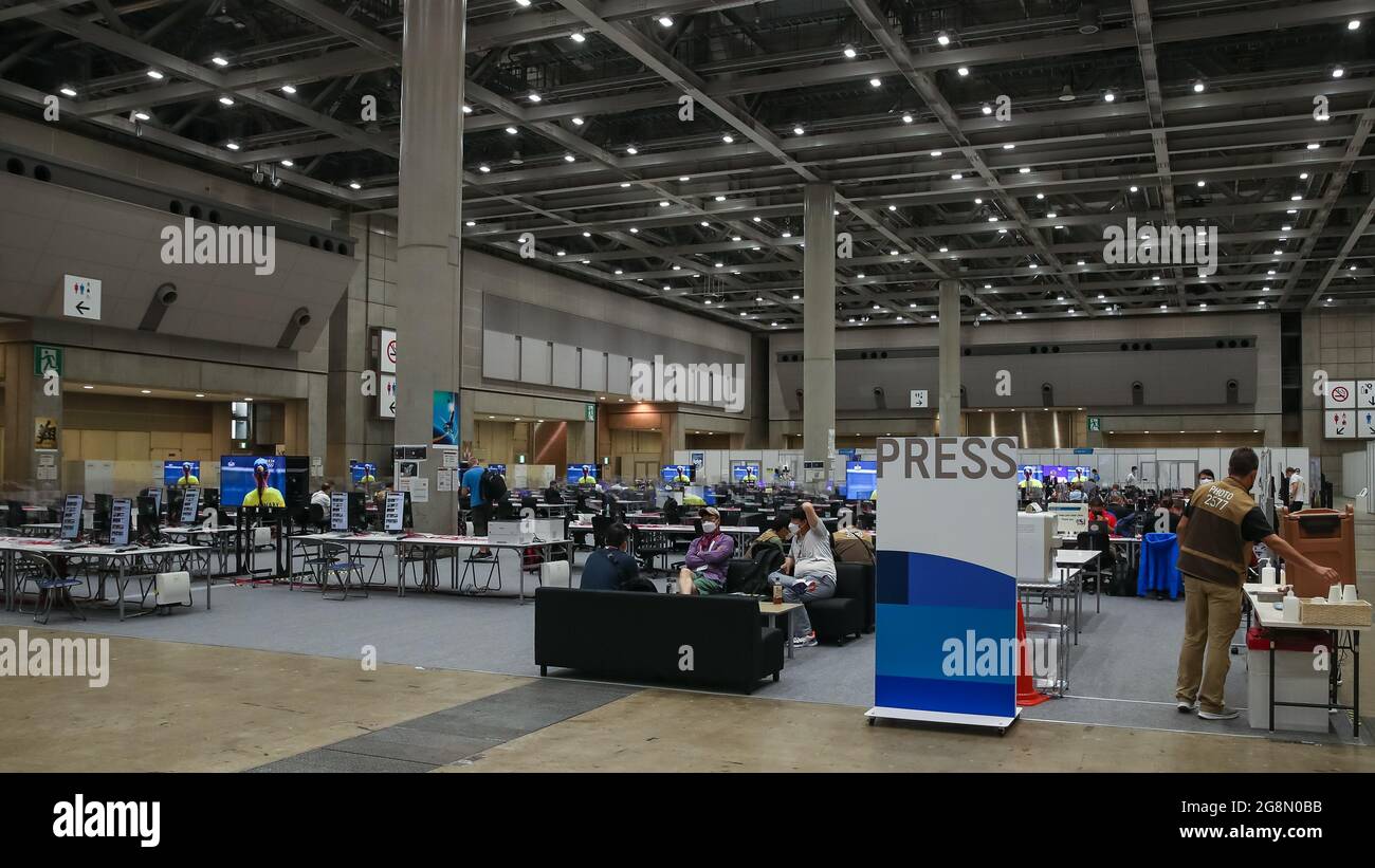 Tokyo, Japan. 21st July, 2021. TOKYO, JAPAN - JULY 21: General view of ...