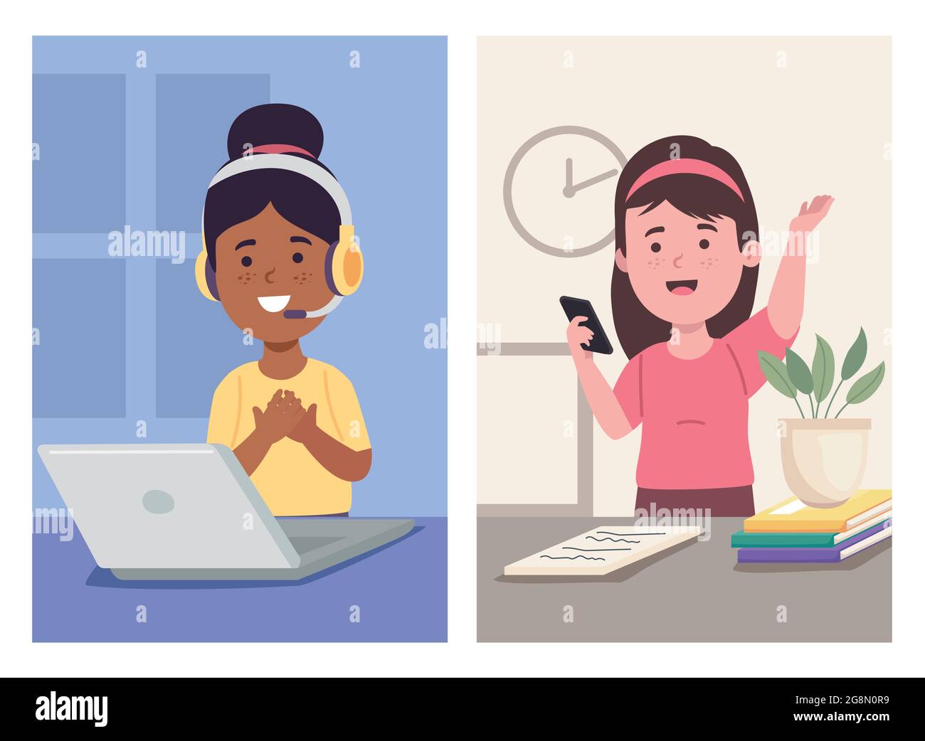 cards with students Stock Vector Image & Art - Alamy