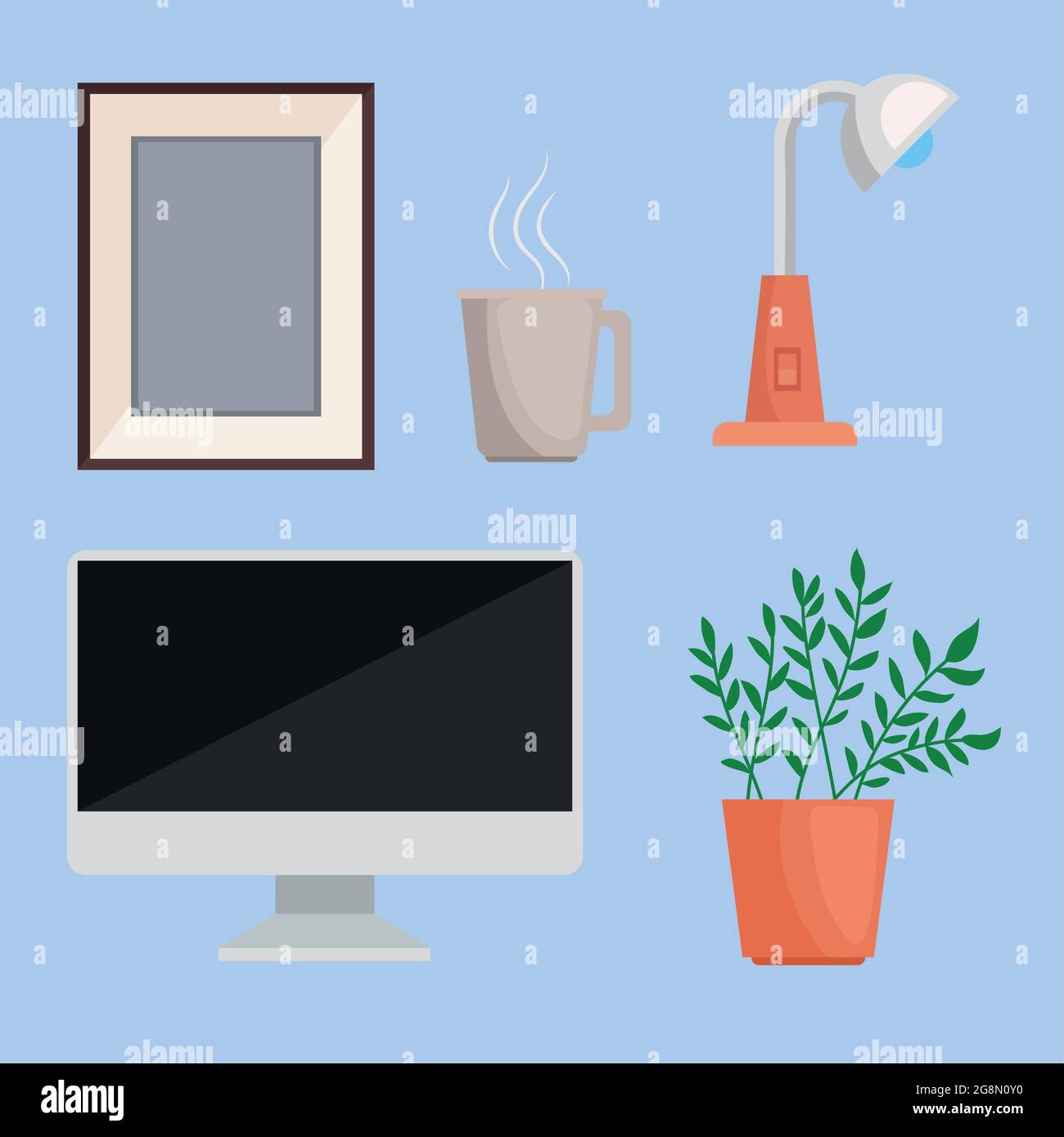 five home spaces icons Stock Vector Image & Art - Alamy