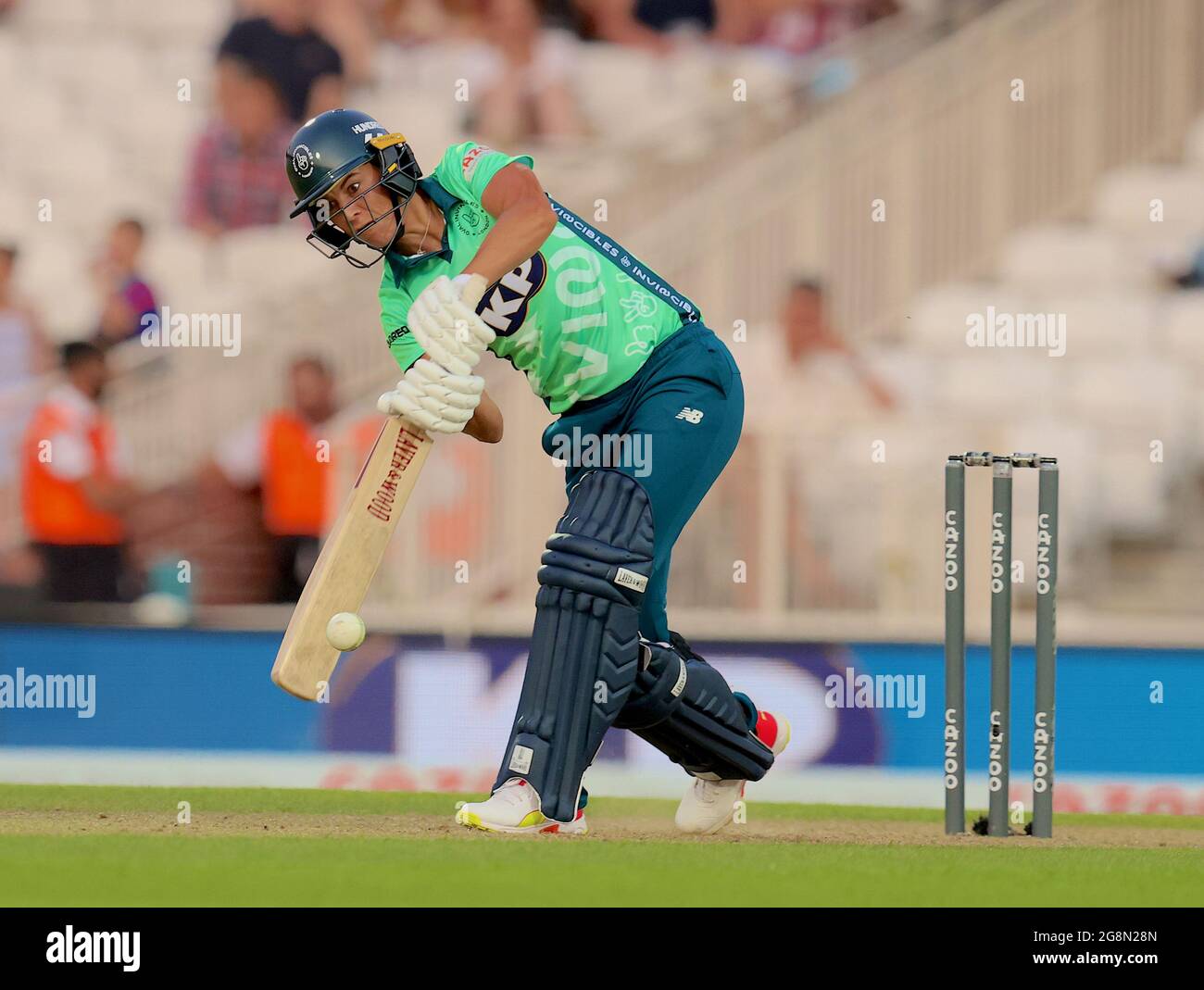 21 July, 2021. London, UK. Marizanne Kapp of The Oval Invincibles ...