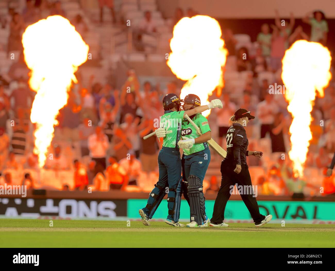 21 July, 2021. London, UK. Dane Van Niekerk of The Oval Invincibles and ...