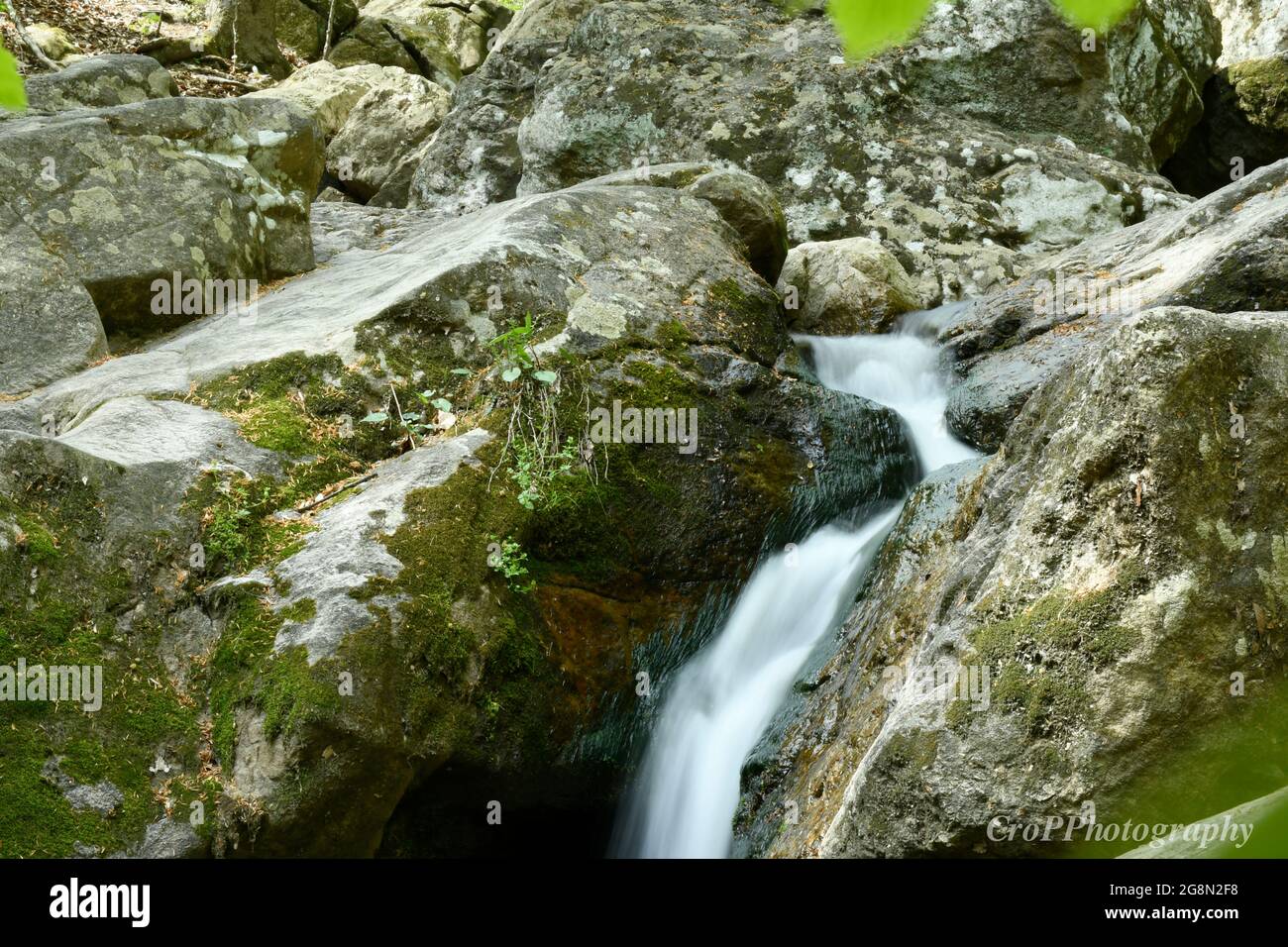 Small Waterfall in Patapsco Park in Maryland usa Stock Photo - Alamy