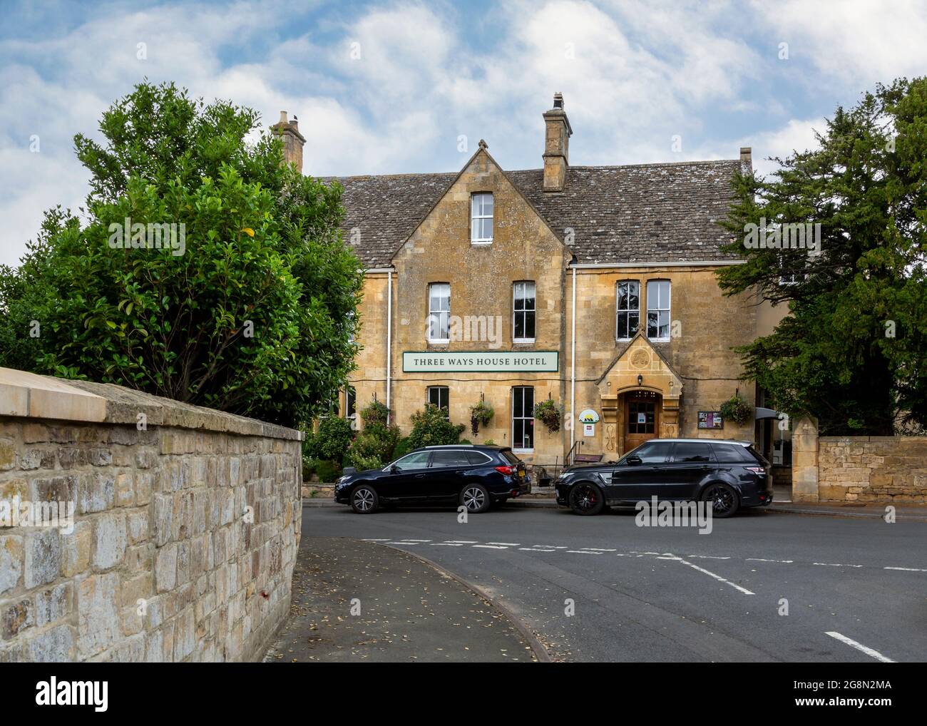 Three Ways House Hotel in village of Mickleton, Gloucestershire Stock ...