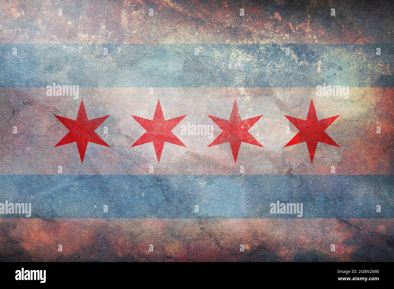 Chicago Flag Background