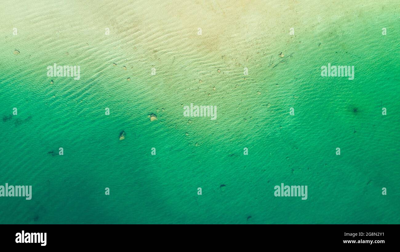 Aerial view calm clear water hi-res stock photography and images - Alamy