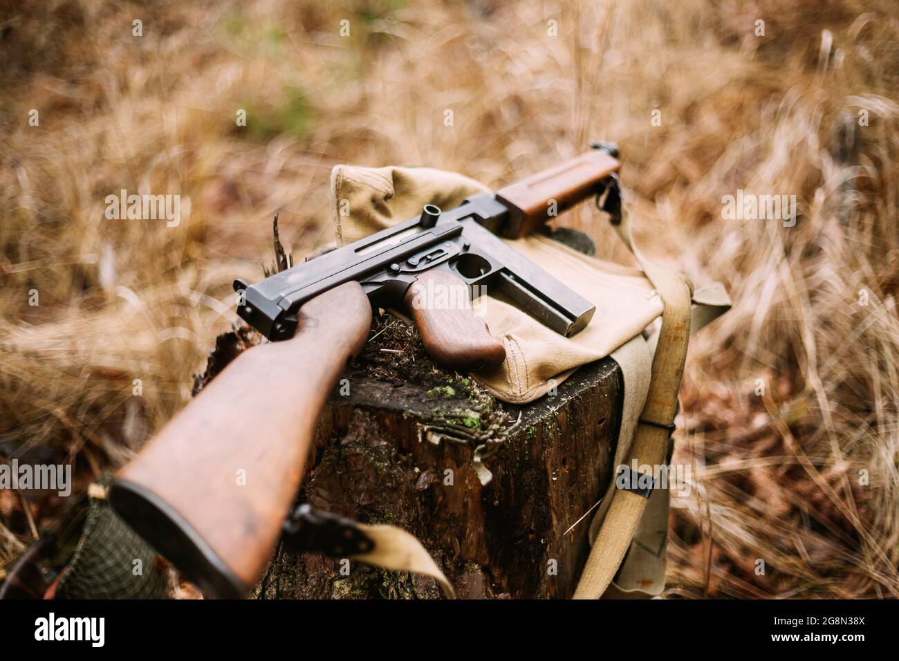 Thompson submachine gun hi-res stock photography and images - Alamy