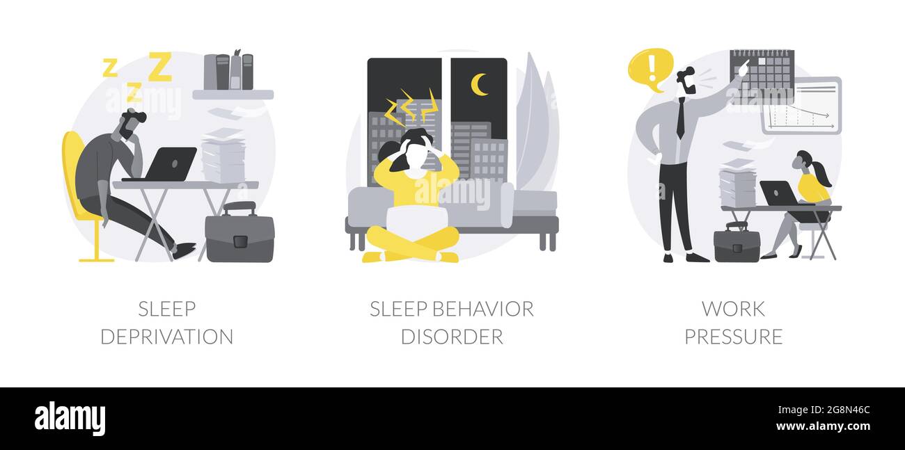 Stress management abstract concept vector illustrations Stock Vector ...