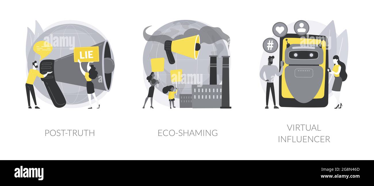 Media influence abstract concept vector illustrations Stock Vector ...