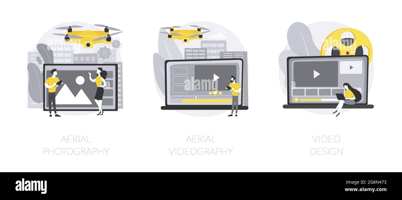 Commercial shooting abstract concept vector illustrations Stock Vector ...