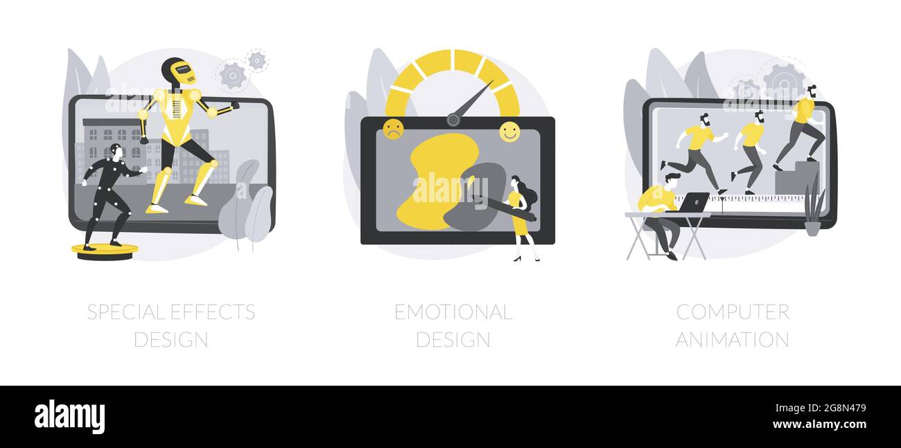 Graphic design studio abstract concept vector illustrations Stock ...