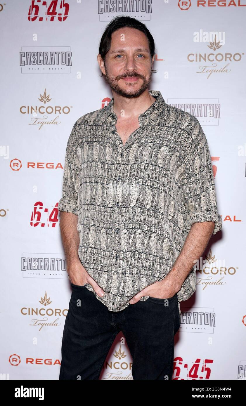 New York, NY, USA. 21st July, 2021. Michael Reed at arrivals for ...