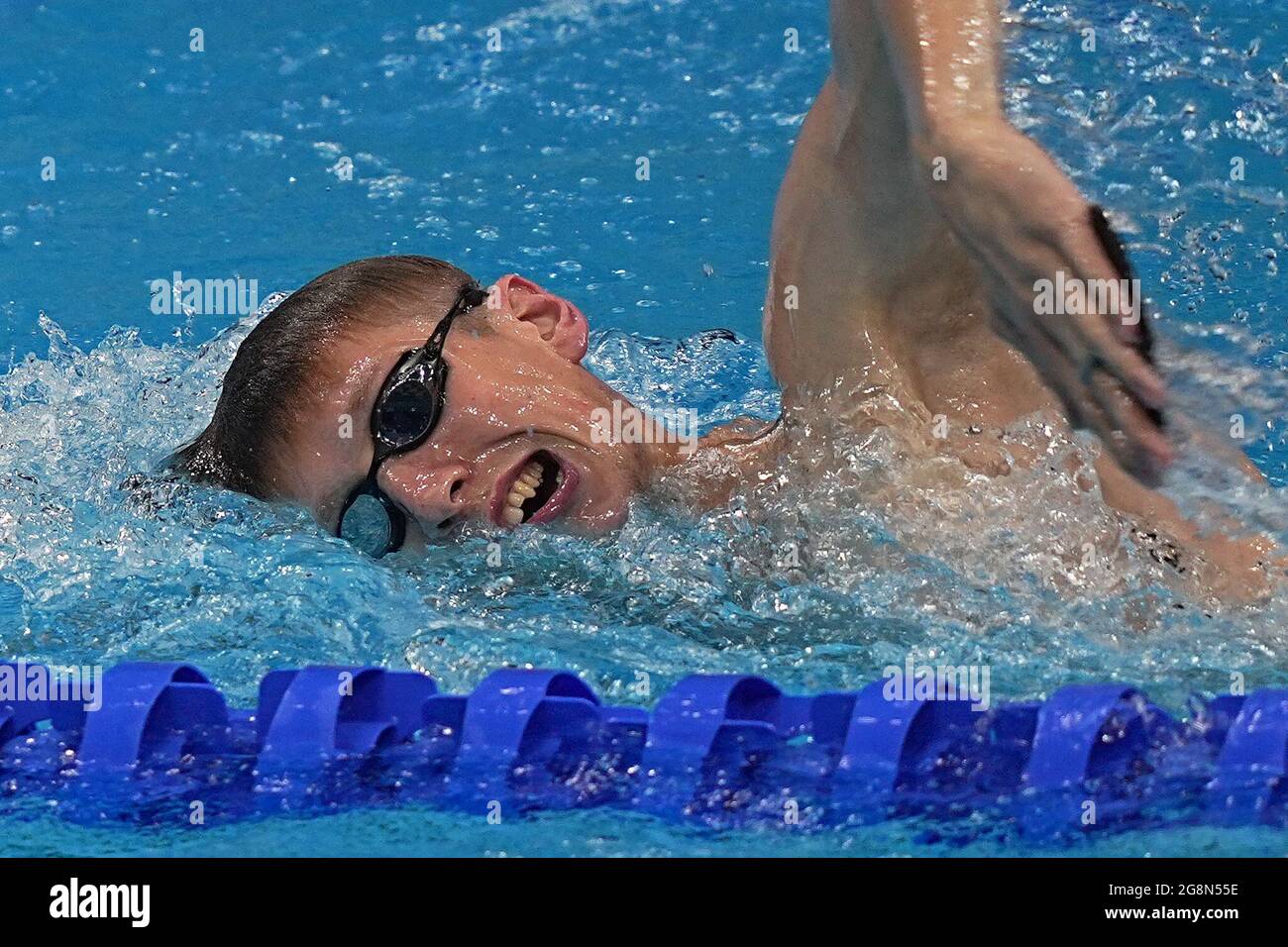 Tokio, Japan. 22nd July, 2021. Swimming: Olympics, training at Tokyo ...