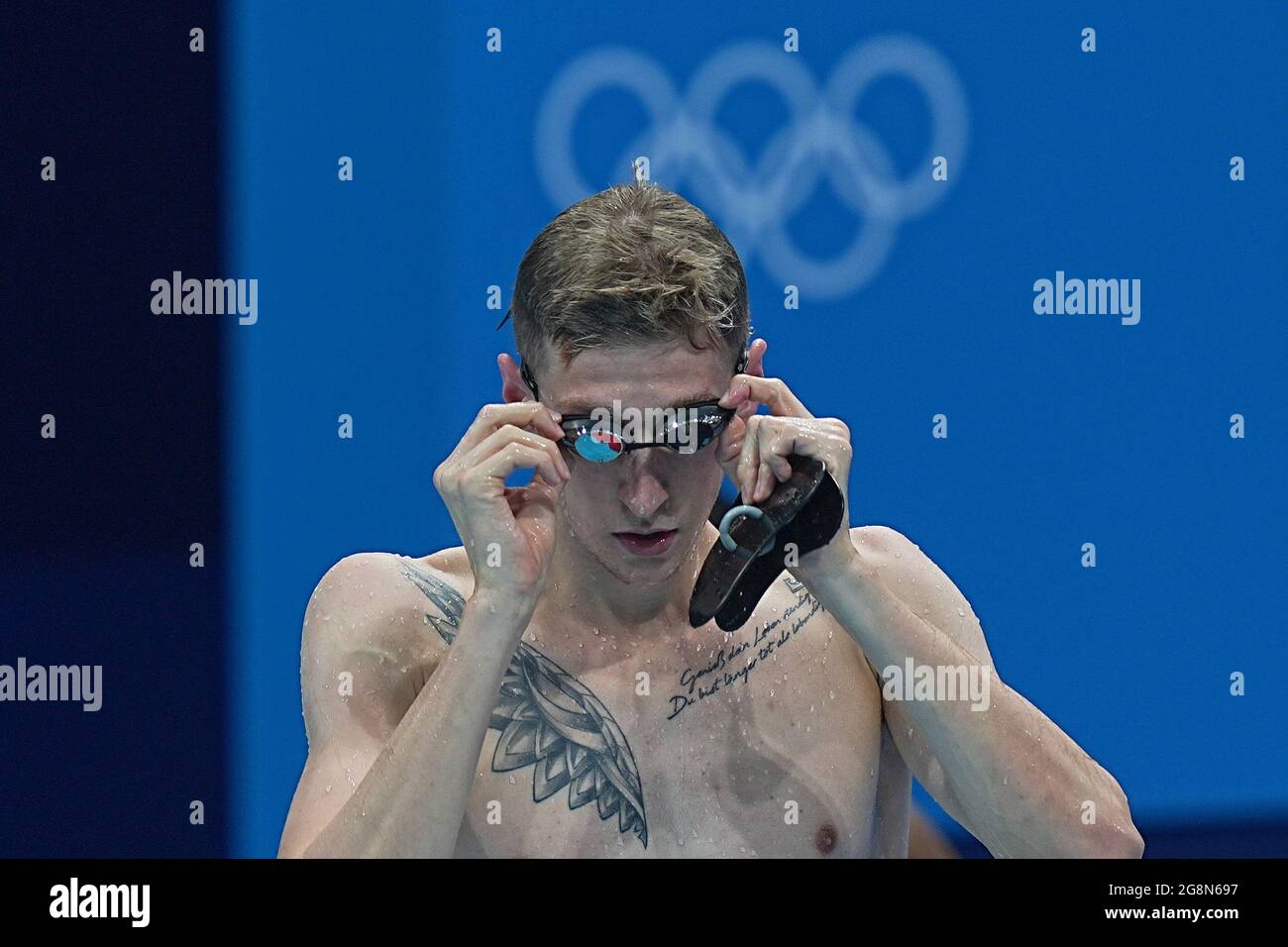 Tokyo olympics swimming pool hi-res stock photography and images - Alamy