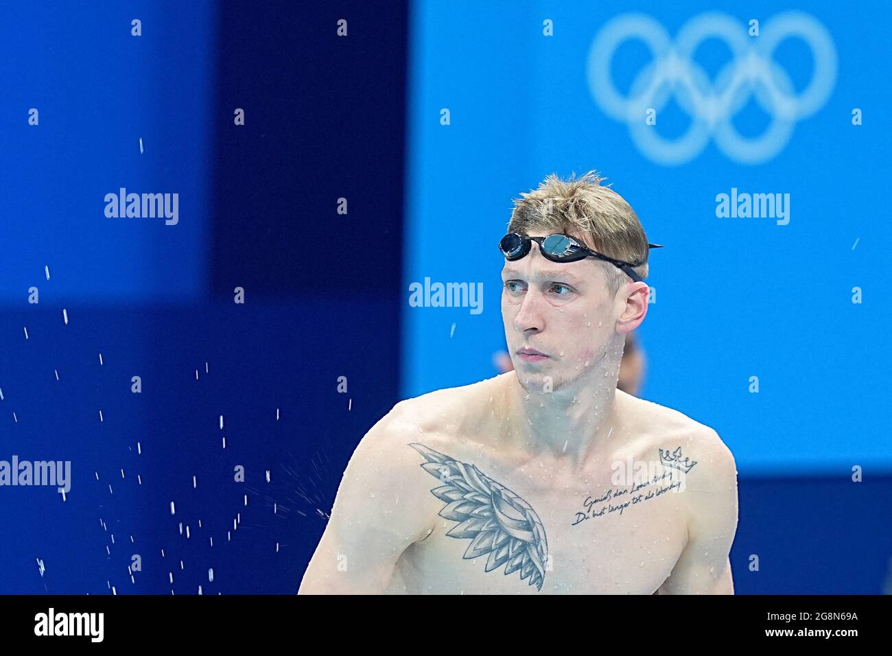 Tokyo olympics swimming pool hi-res stock photography and images - Alamy
