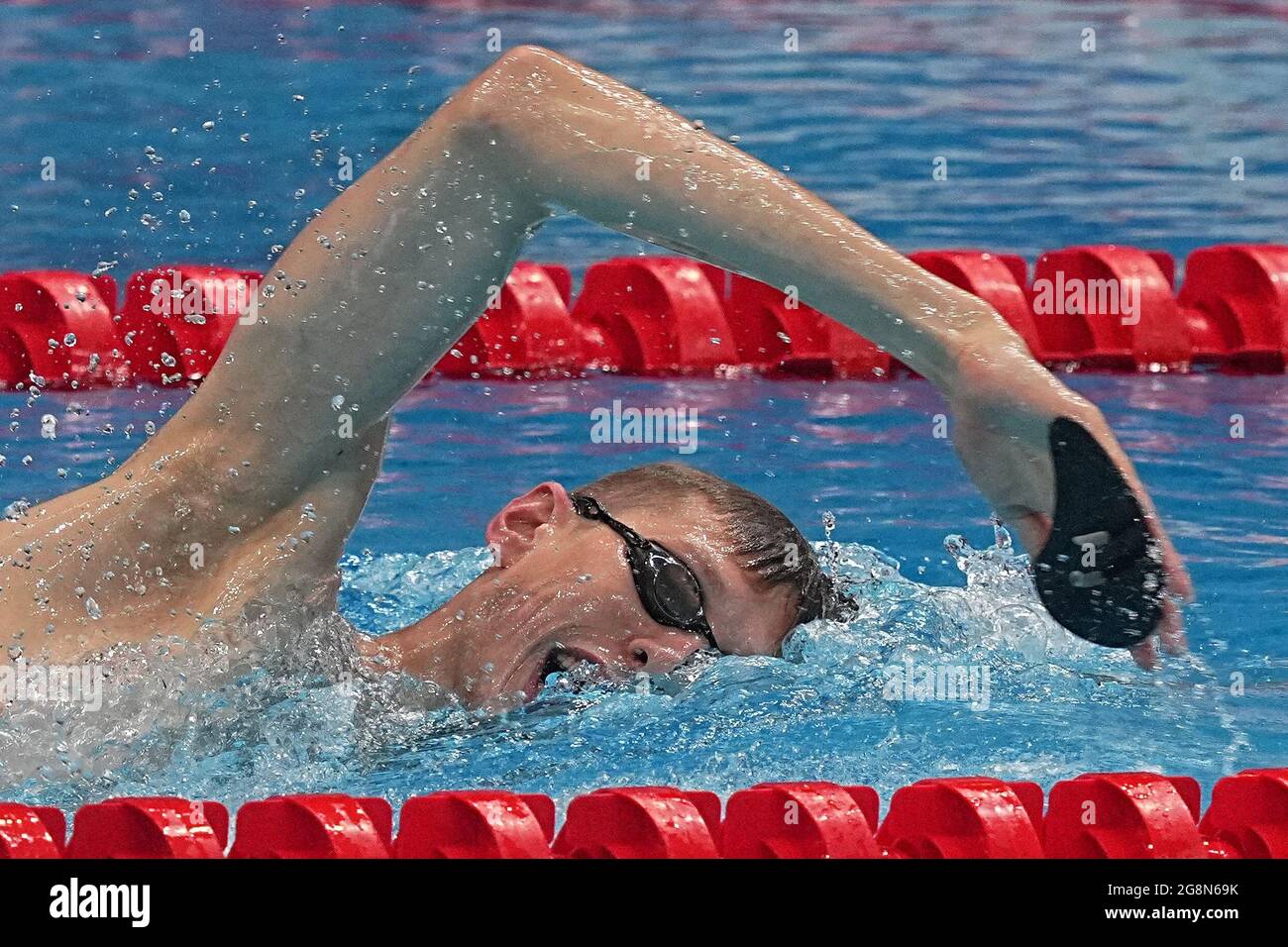 Tokio, Japan. 22nd July, 2021. Swimming: Olympics, training at Tokyo ...