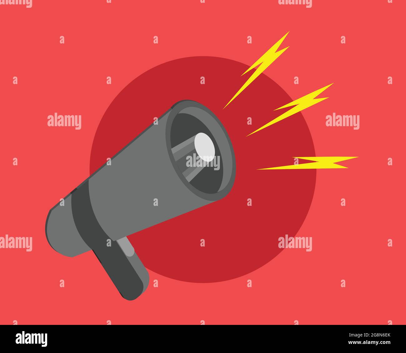 Pink megaphone design Stock Vector Images - Alamy
