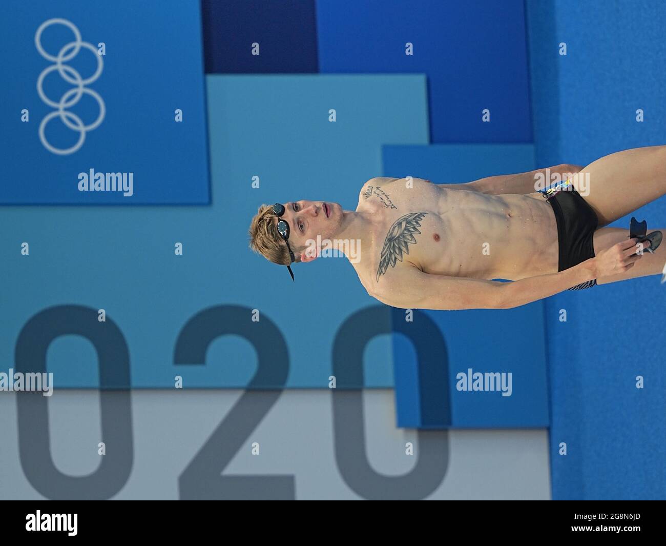 Tokyo olympics swimming pool hi-res stock photography and images - Alamy