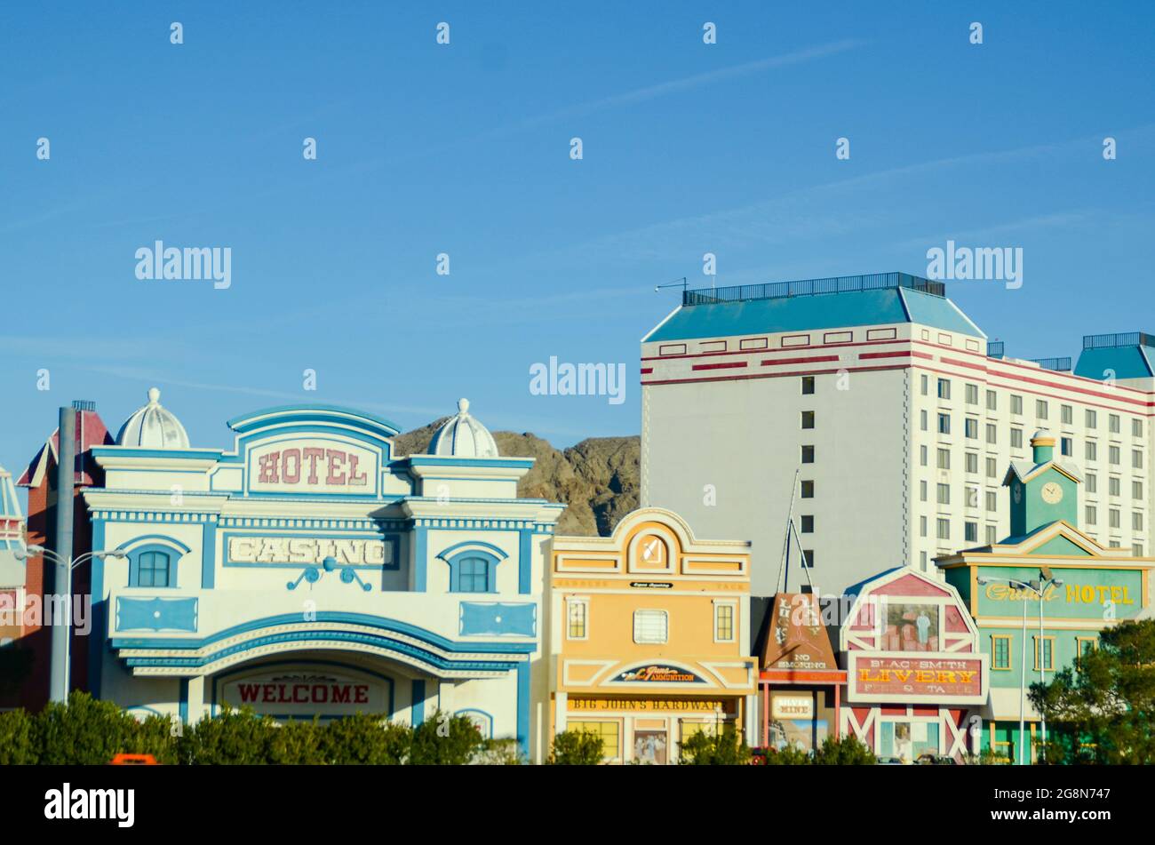 Primm Nevada. California Nevada Bordertown Stock Photo - Alamy