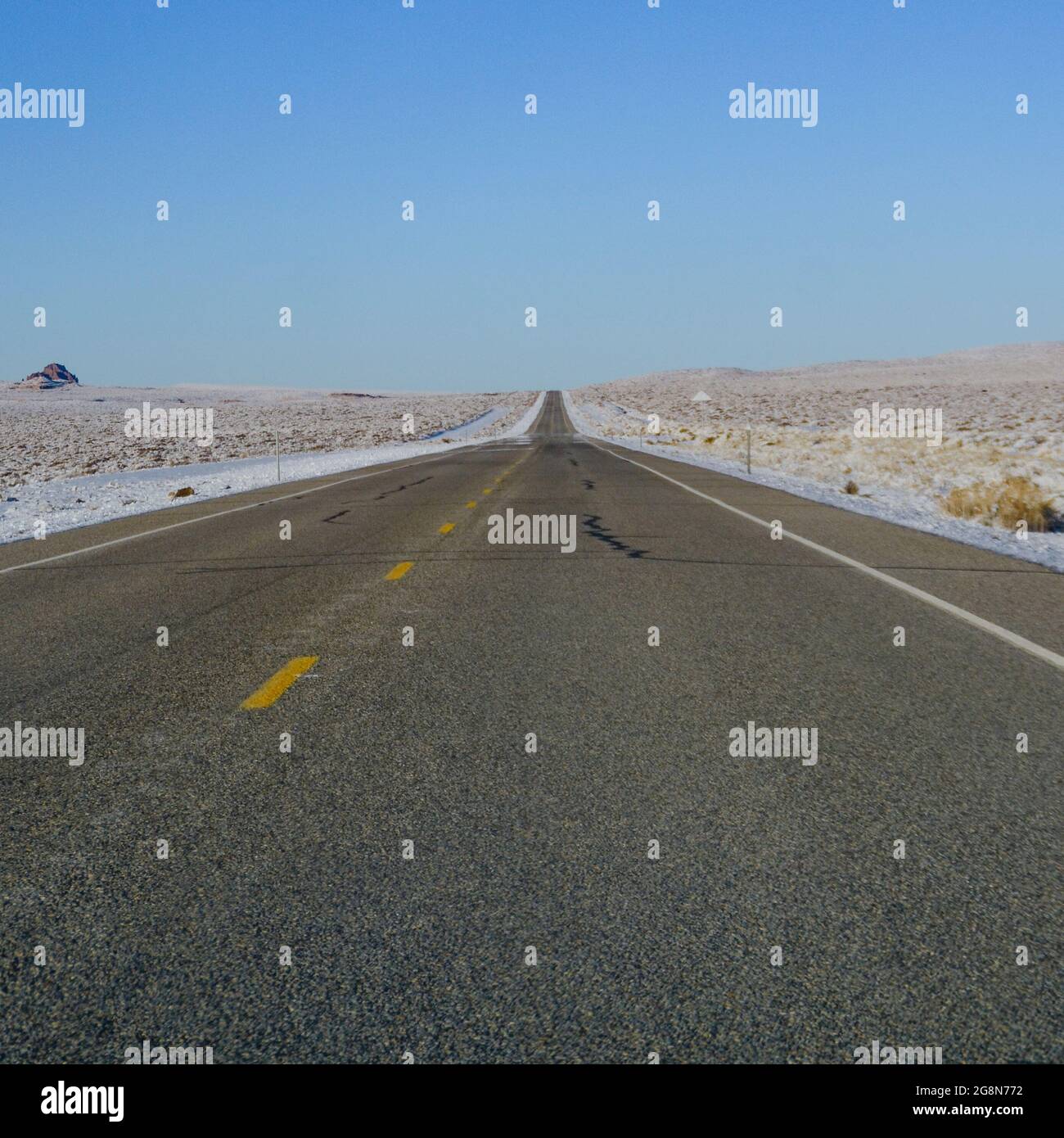 American Southwest Driving Tourism. Utah Arizona Canyon Scenery Stock ...