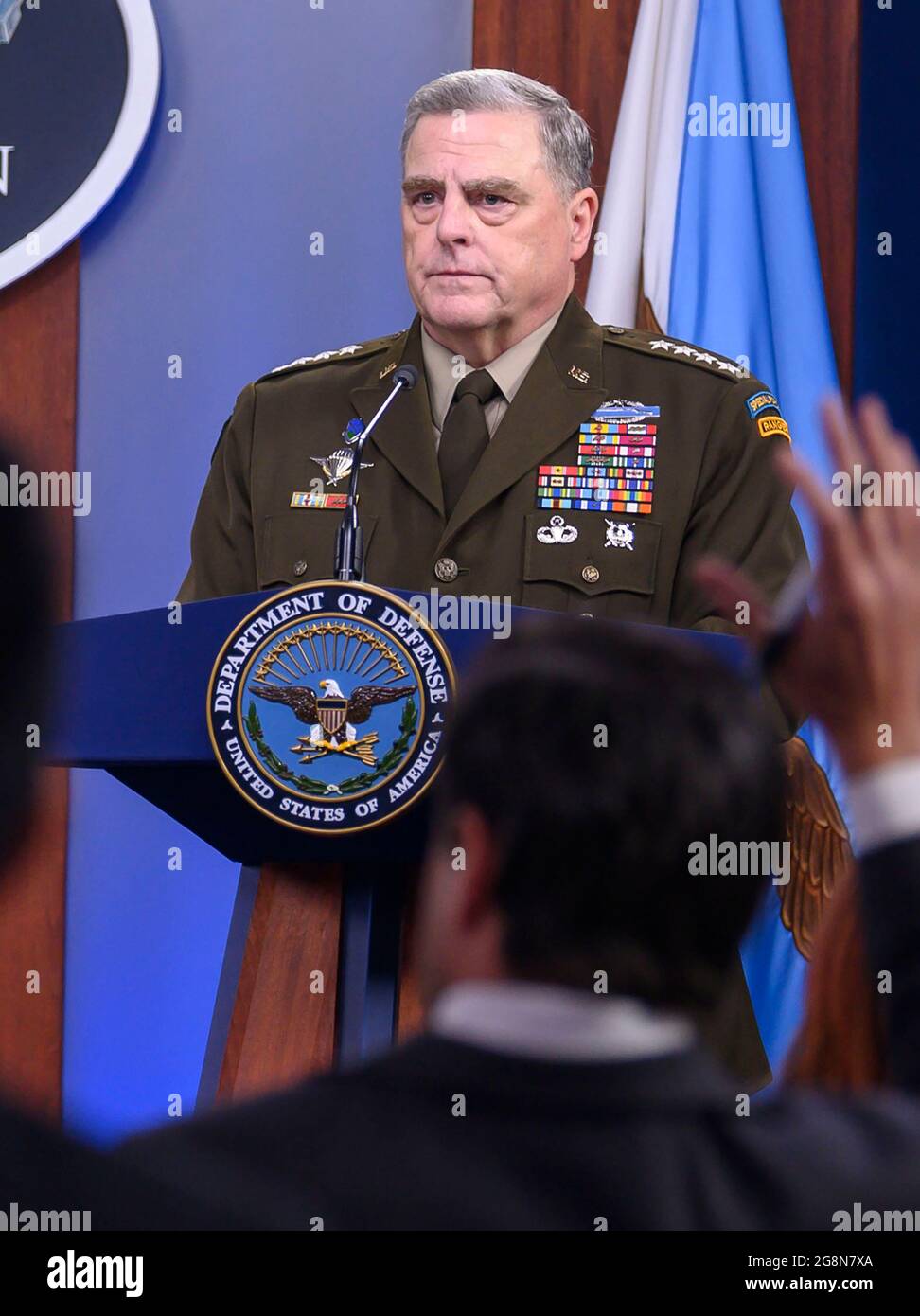 United States Army General Mark A. Milley, Chairman of the Joint Chiefs ...