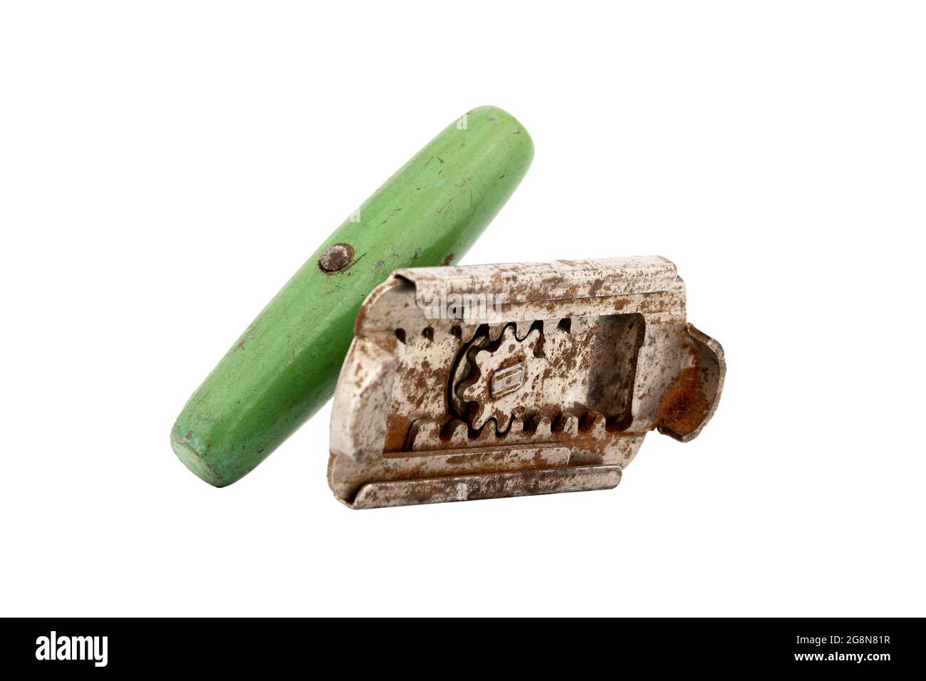 Antique Jar Opener On White Background Stock Photo - Alamy