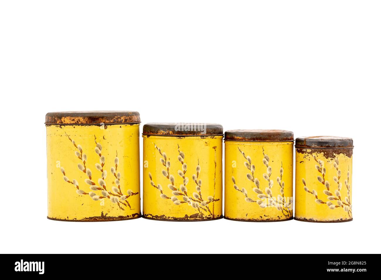 Antique Metal Canisters