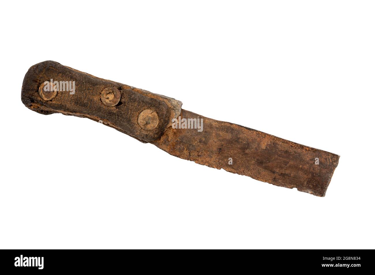 Antique Rusty Rubber Handled Knife Stock Photo - Alamy