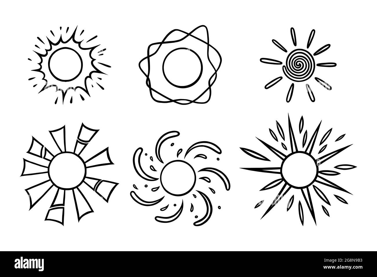 Bright handdrawn Black and White Stock Photos & Images - Alamy