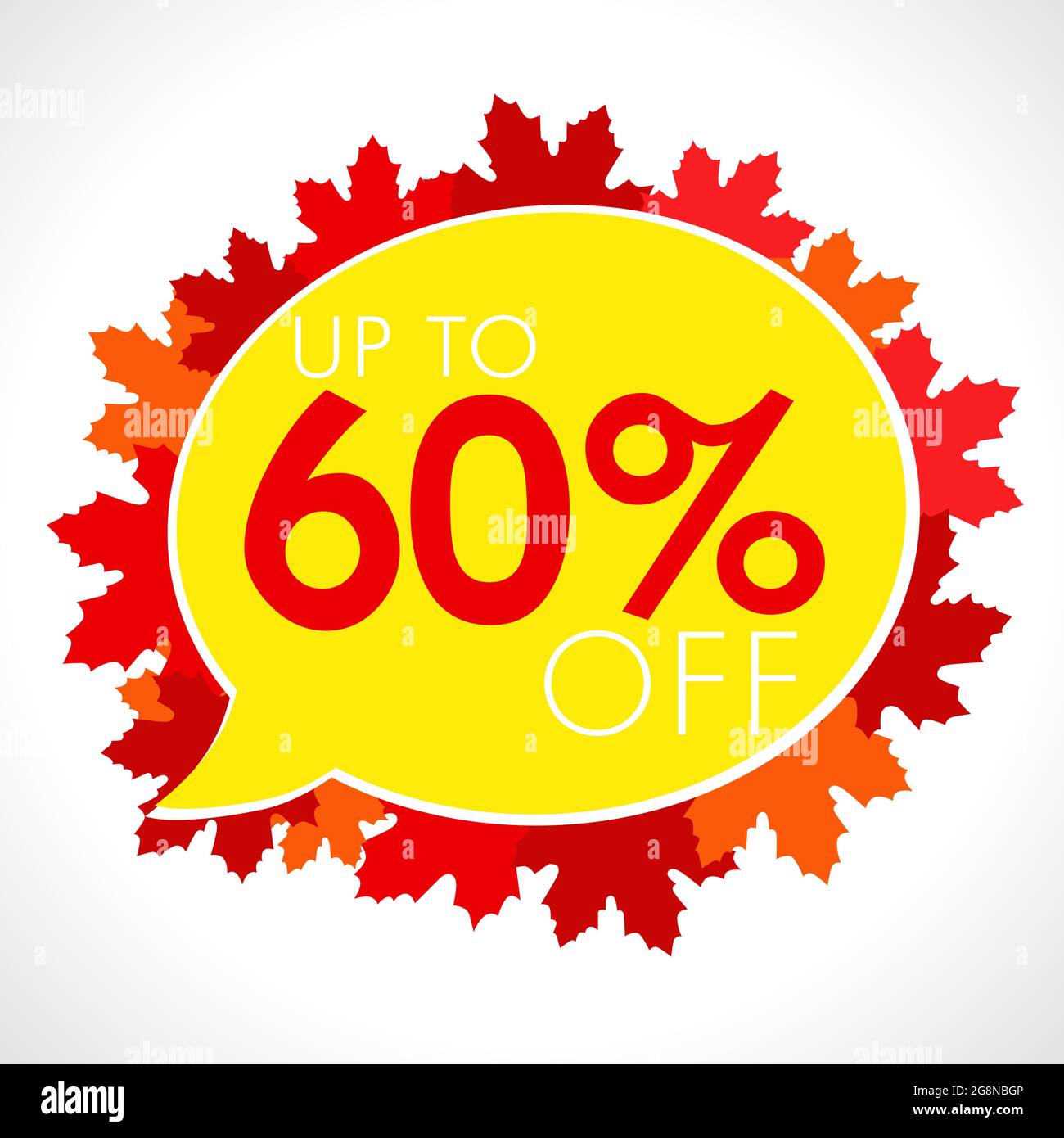 Sign 60 percent off Stock Vector Images - Alamy