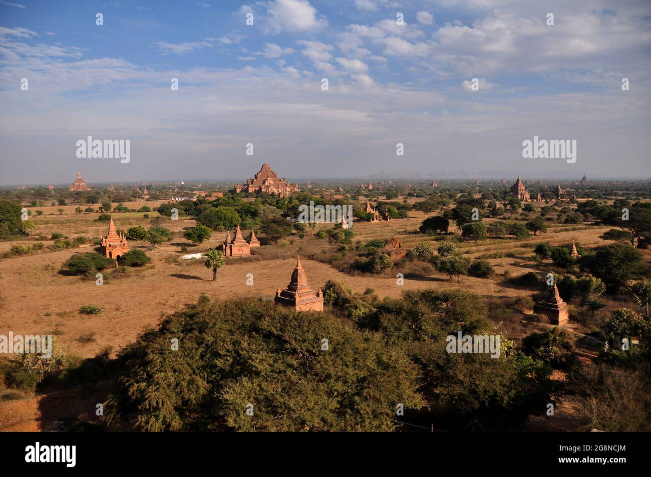 View landscape ruins cityscape UNESCO World Heritage Site with over ...