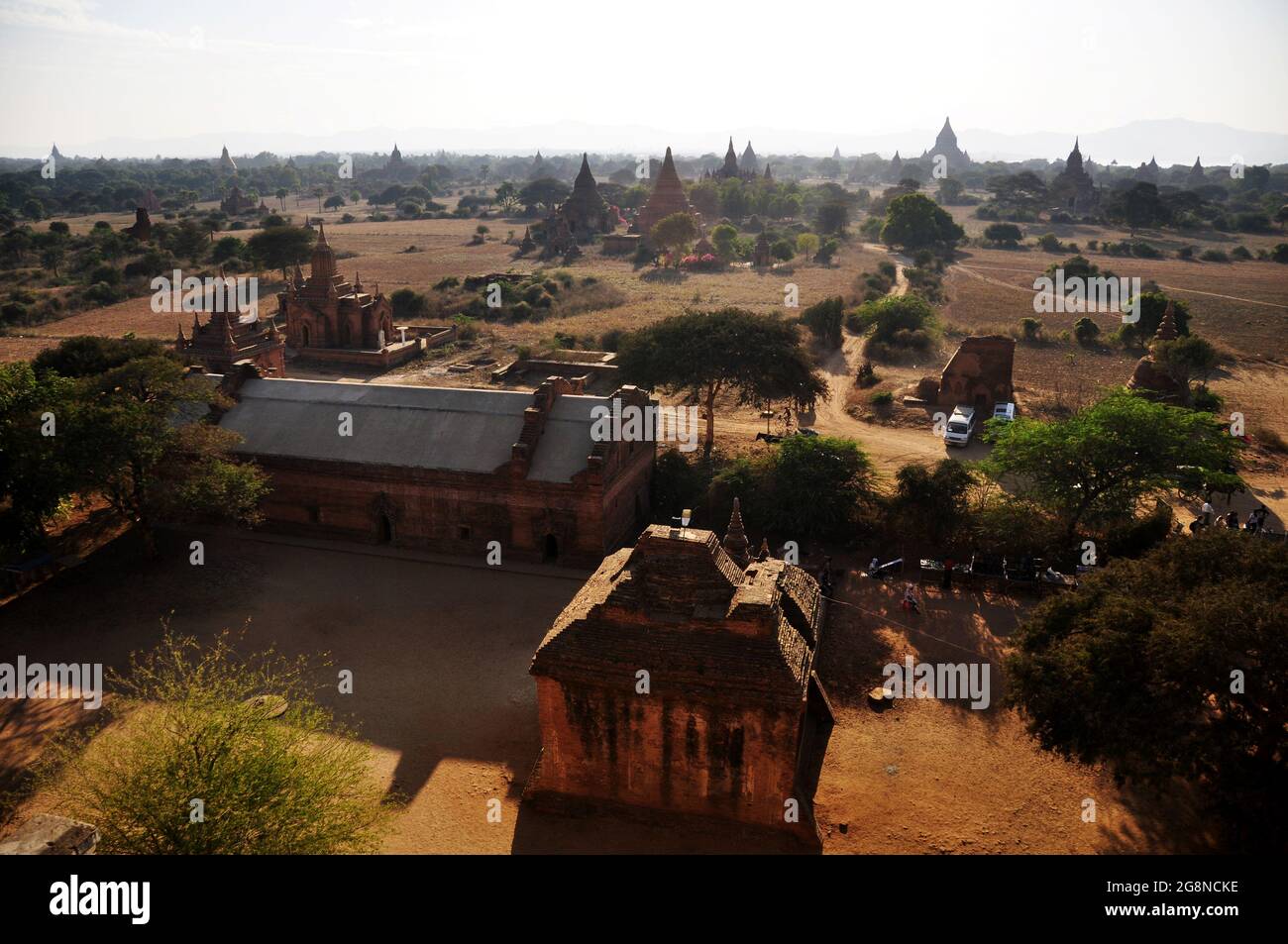 View landscape ruins cityscape UNESCO World Heritage Site with over ...