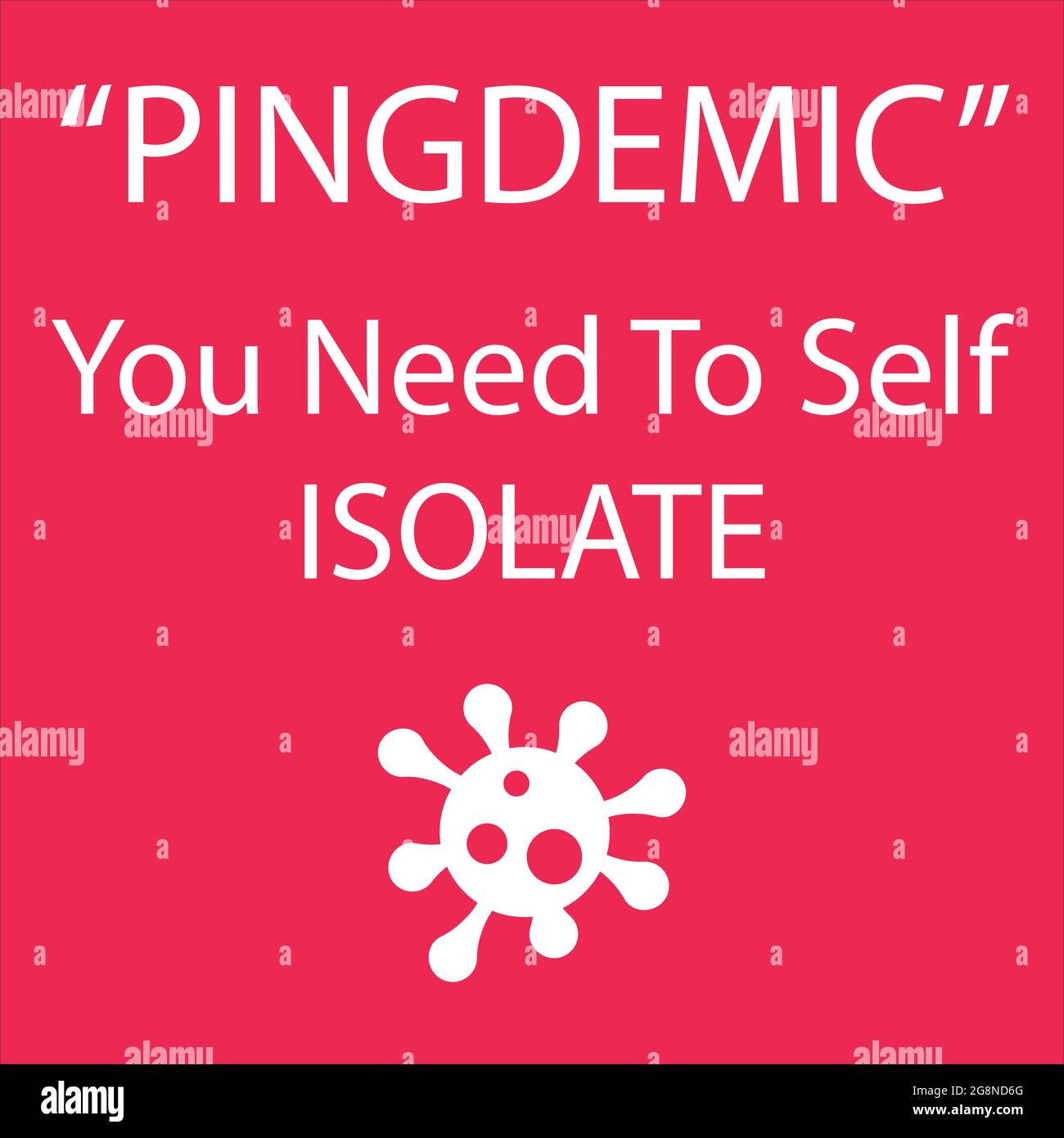 Self isolate app Stock Vector Images - Alamy