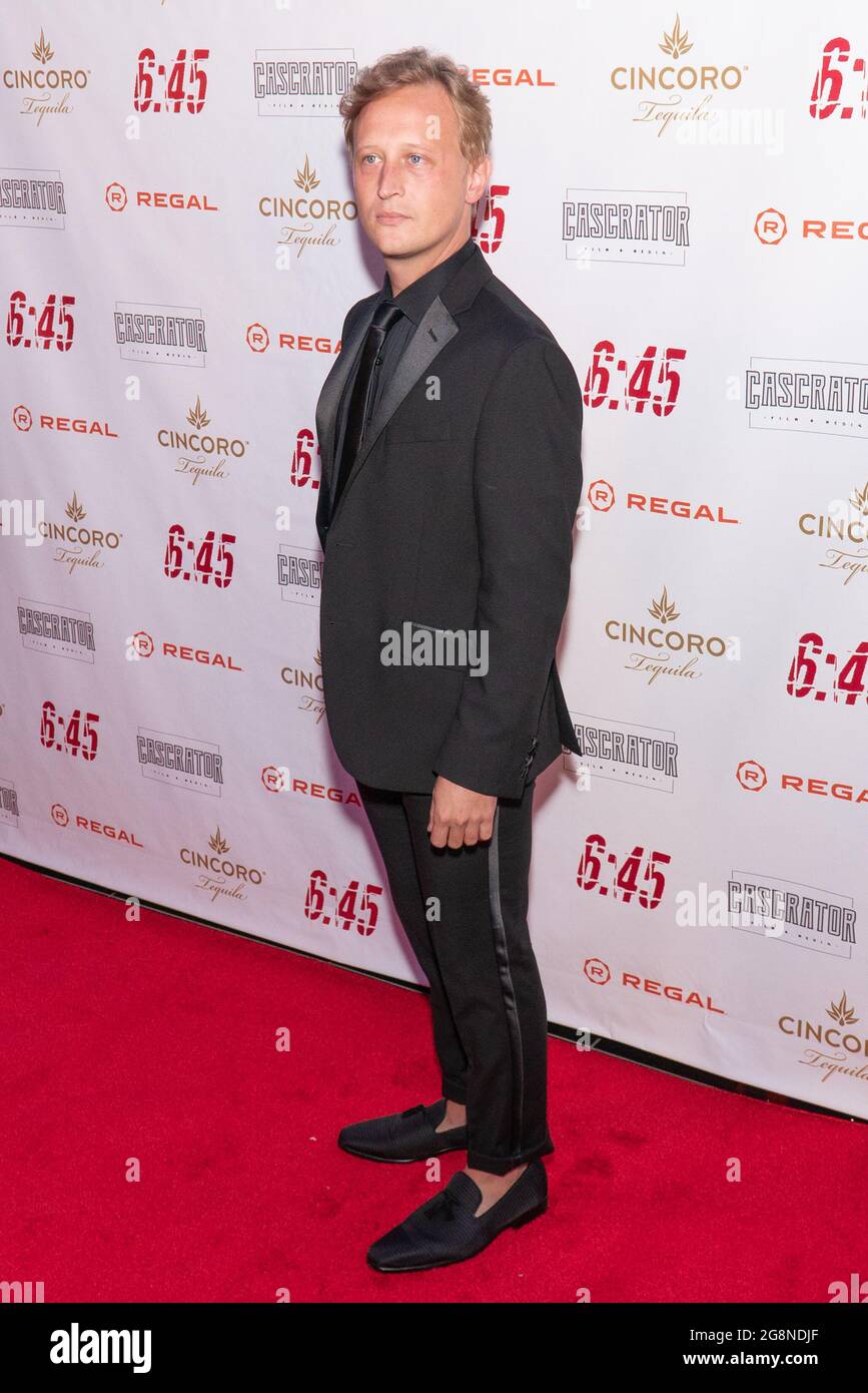 Joshua Matthew Smith attends the Red Carpet Premiere of the film 6:45 ...