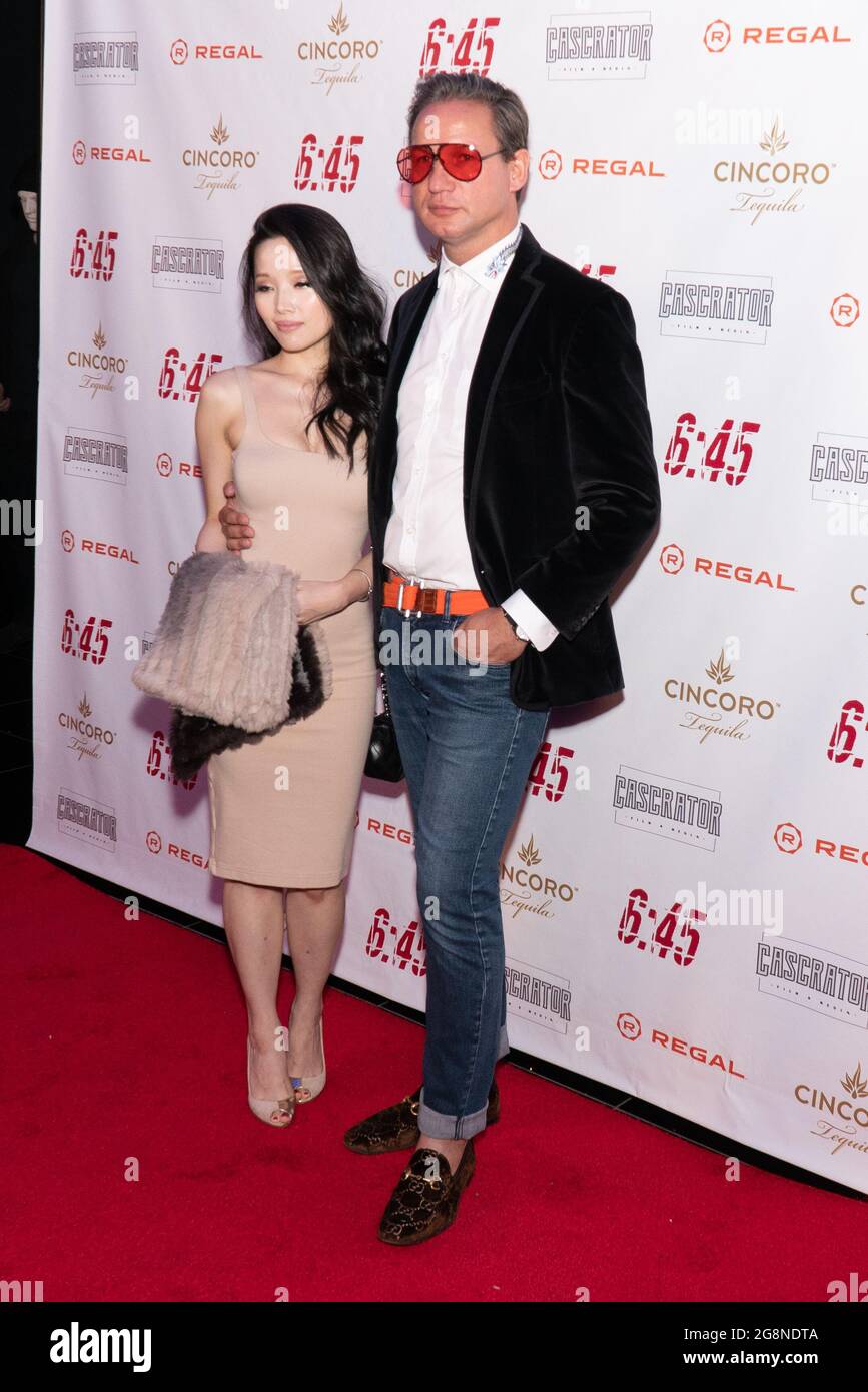 Guest and Aleksander Janik attend the Red Carpet Premiere of the film 6 ...