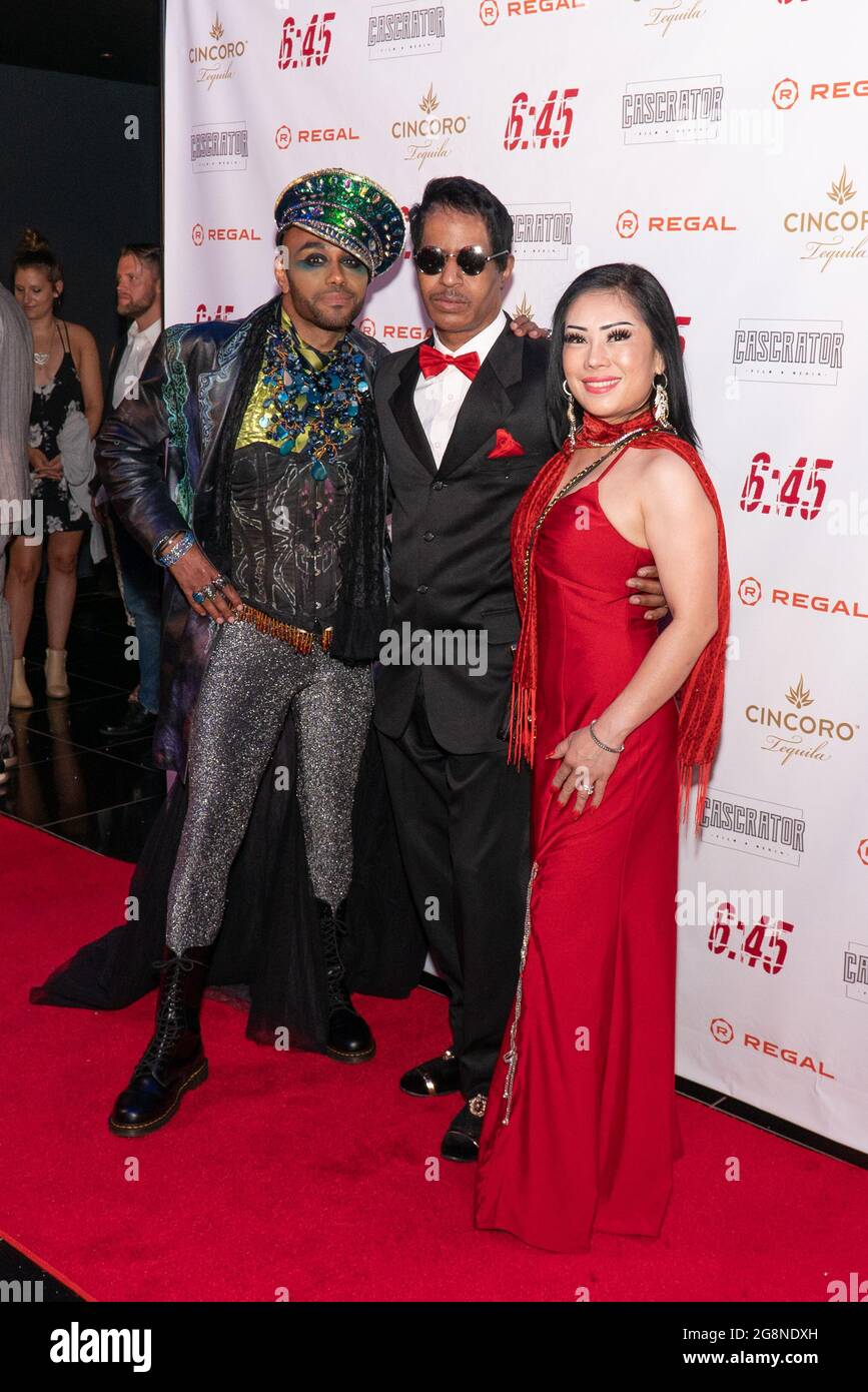 Aaron Paul, Master Tyrone Bullock and Jocelyn Nguyen attend the Red ...