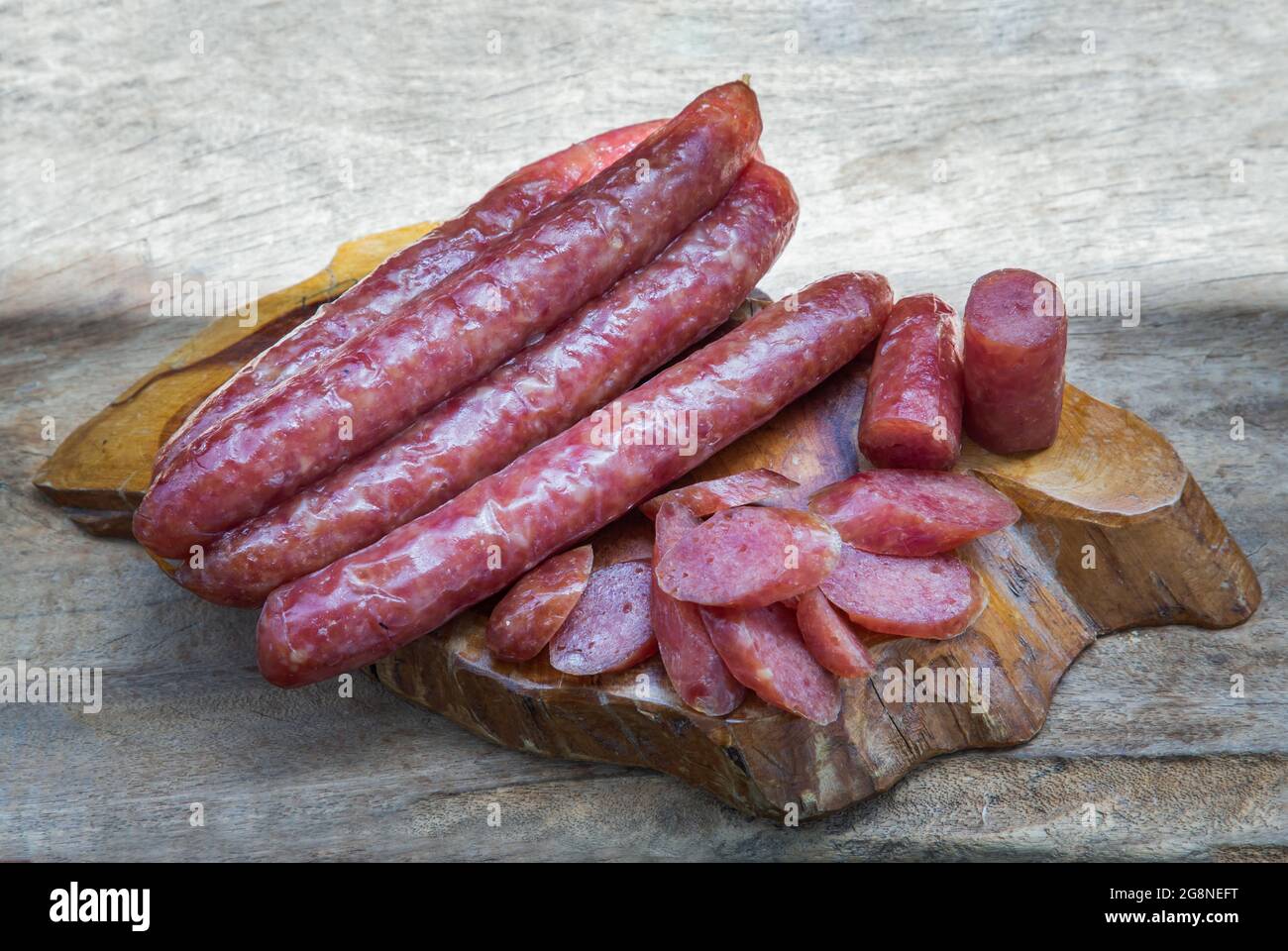 Chinese dried sausage hi-res stock photography and images - Alamy